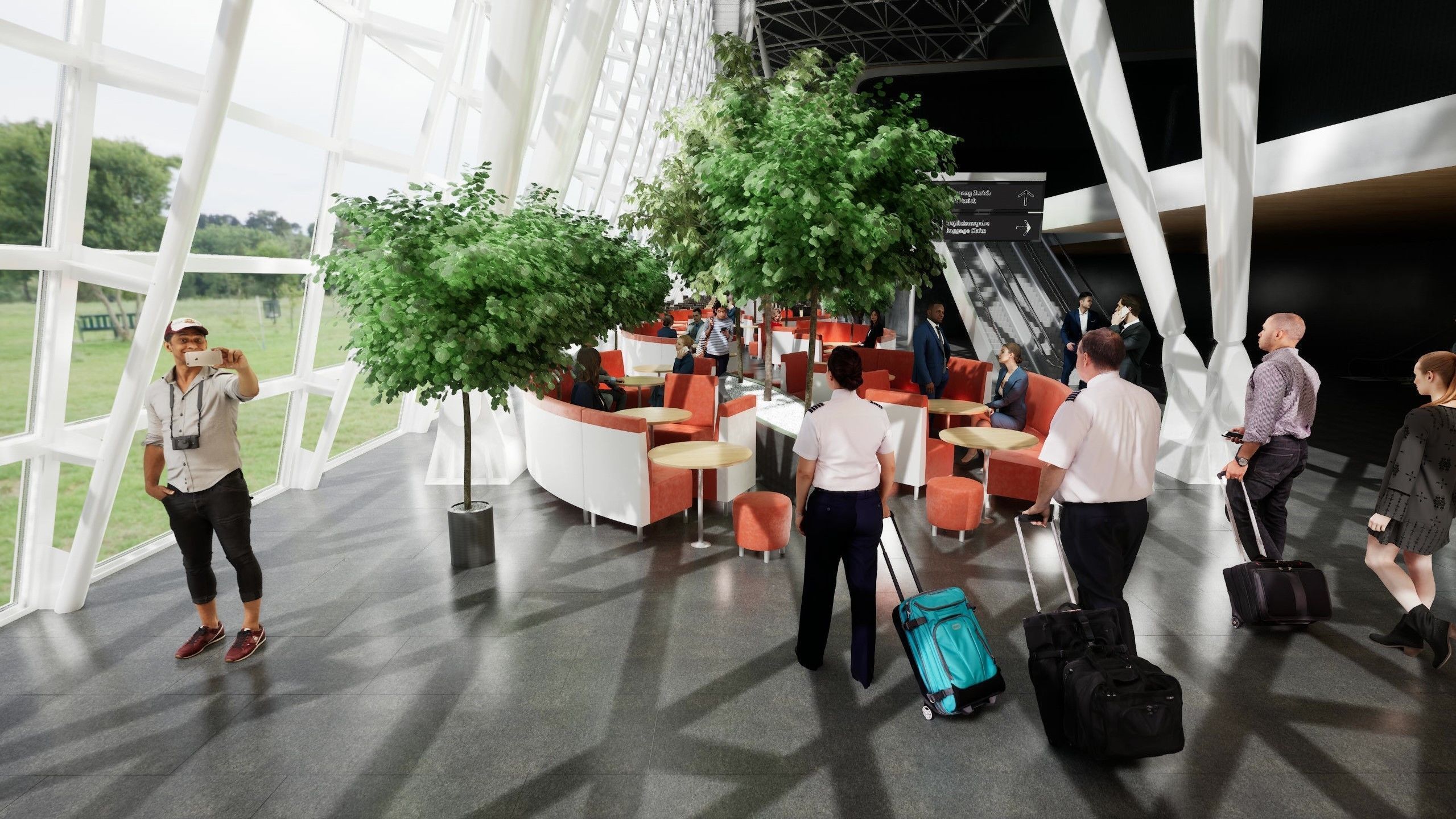 Airport terminal 3 scene file in Unreal engine 5 3D model | CGTrader