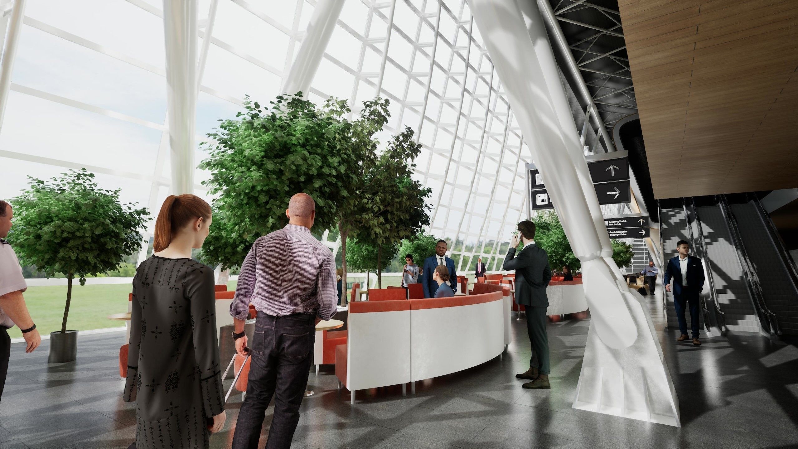 Airport terminal 3 scene file in Unreal engine 5 3D model | CGTrader
