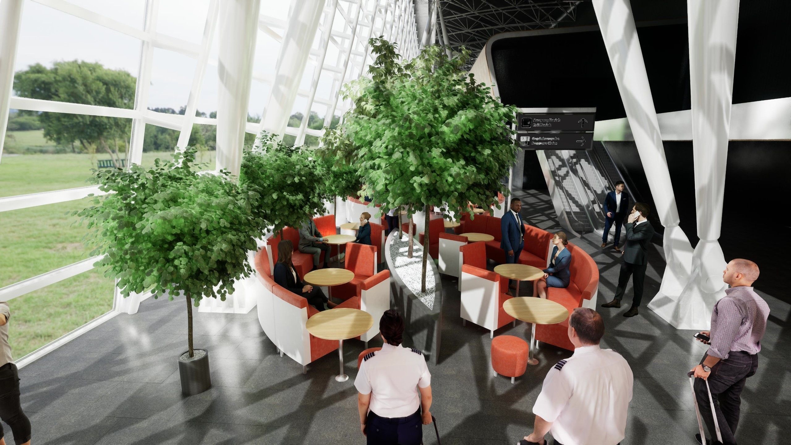 Airport terminal 3 scene file in Unreal engine 5 3D model | CGTrader