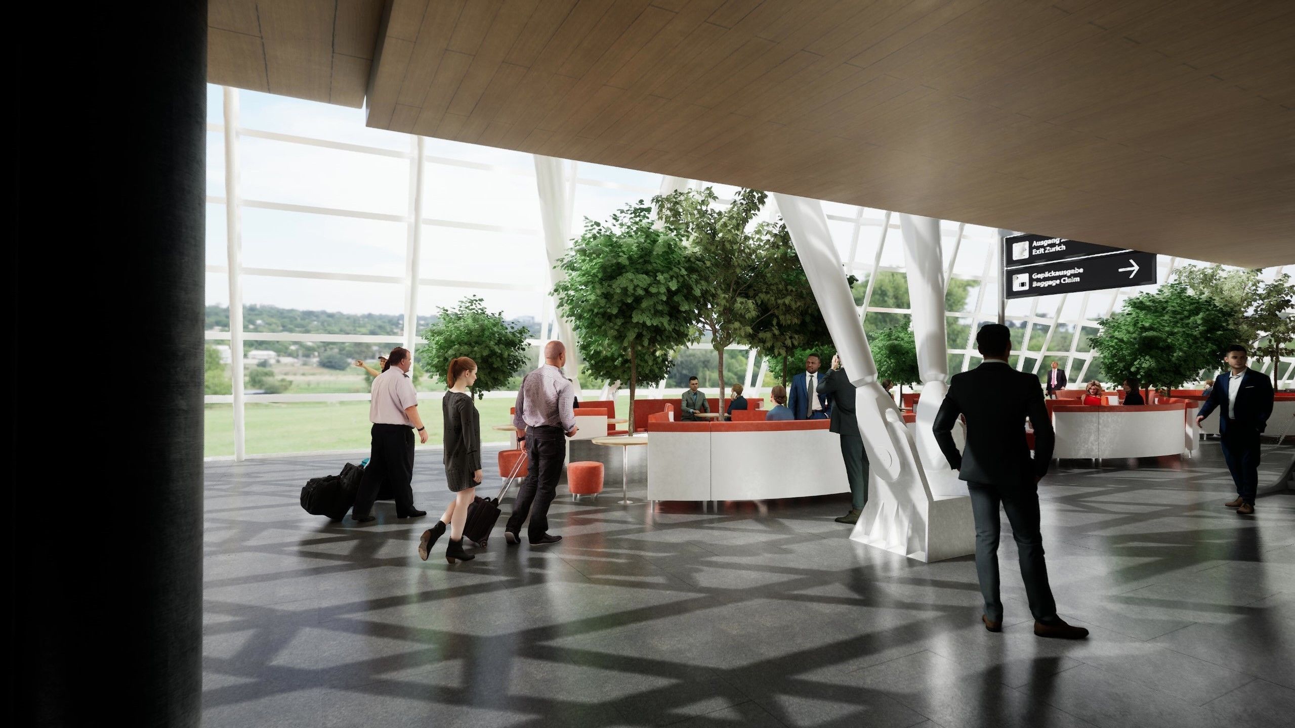 Airport terminal 3 scene file in Unreal engine 5 3D model | CGTrader