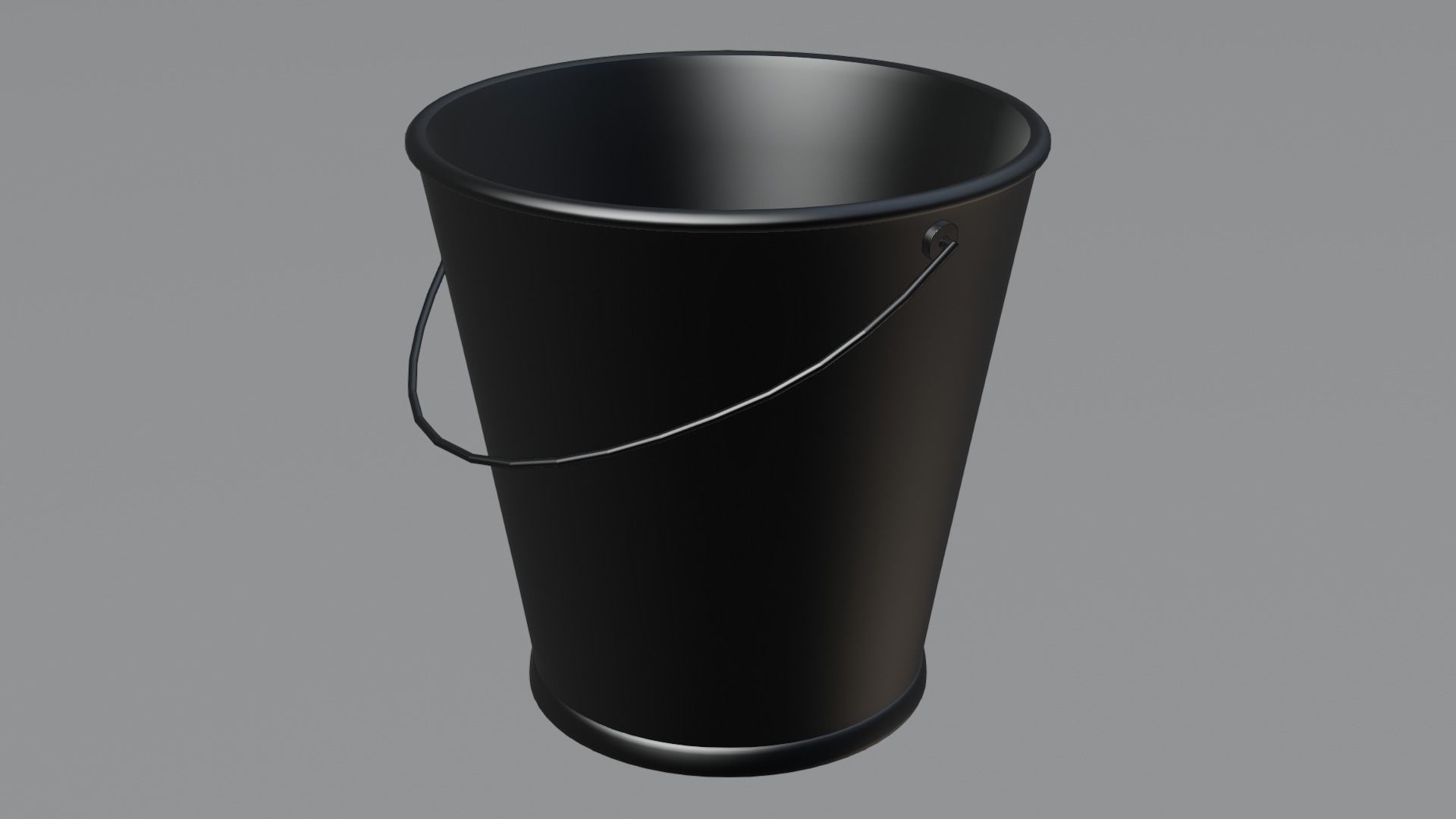 Steel Bucket free 3D model | CGTrader
