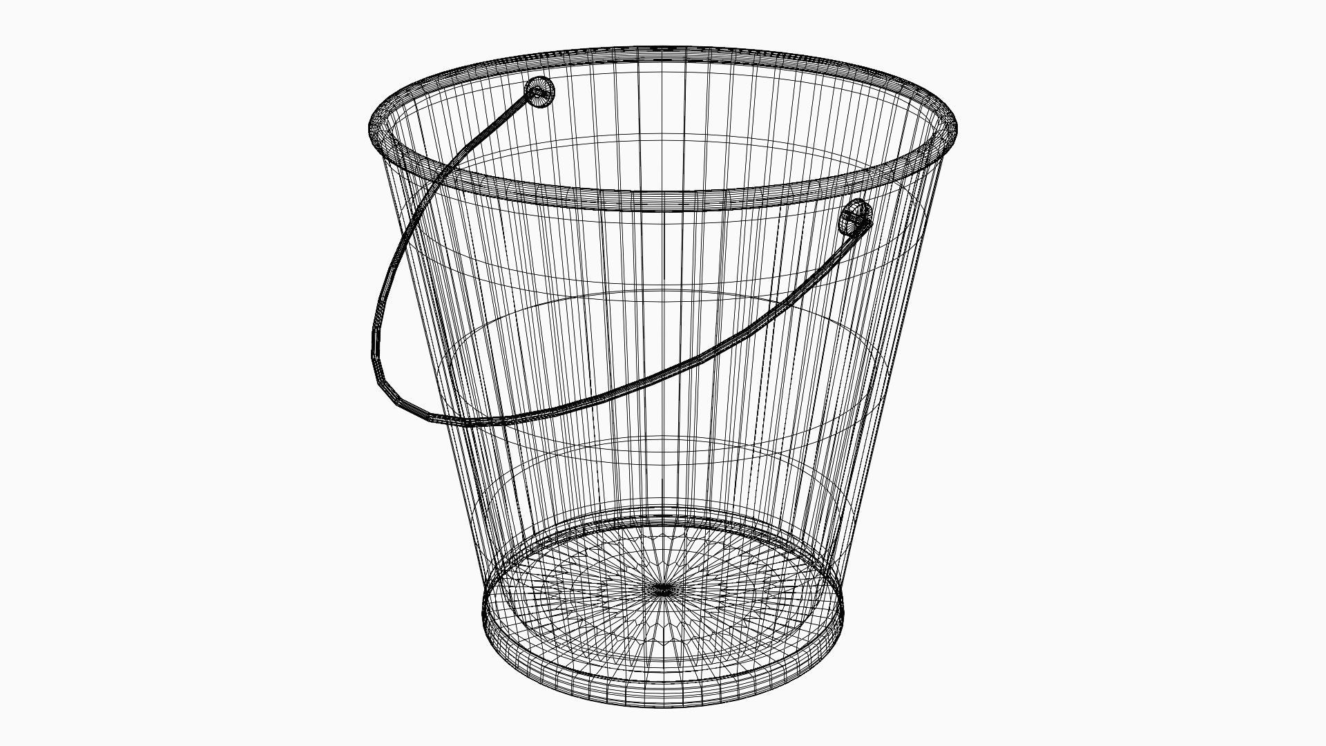 Steel Bucket free 3D model | CGTrader