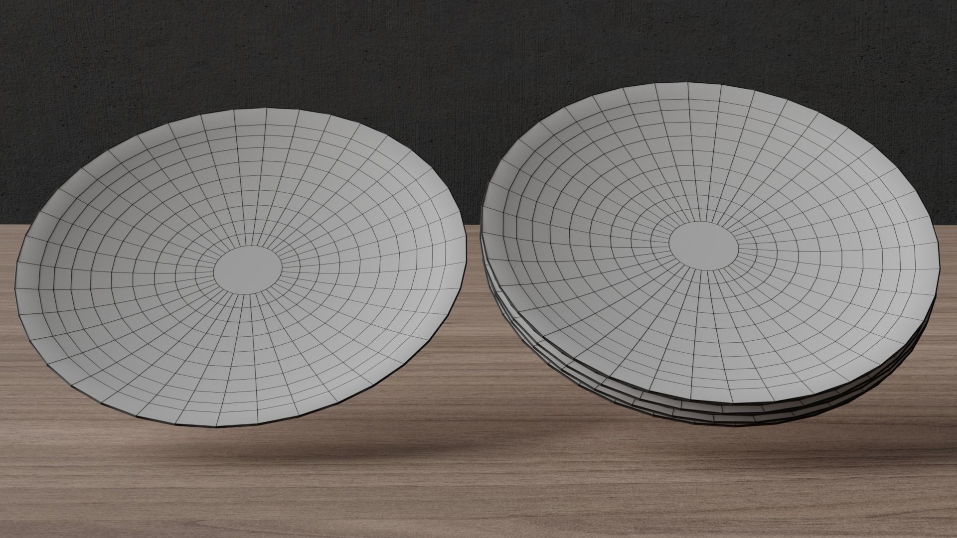 3D model Designer Plate VR / AR / low-poly | CGTrader