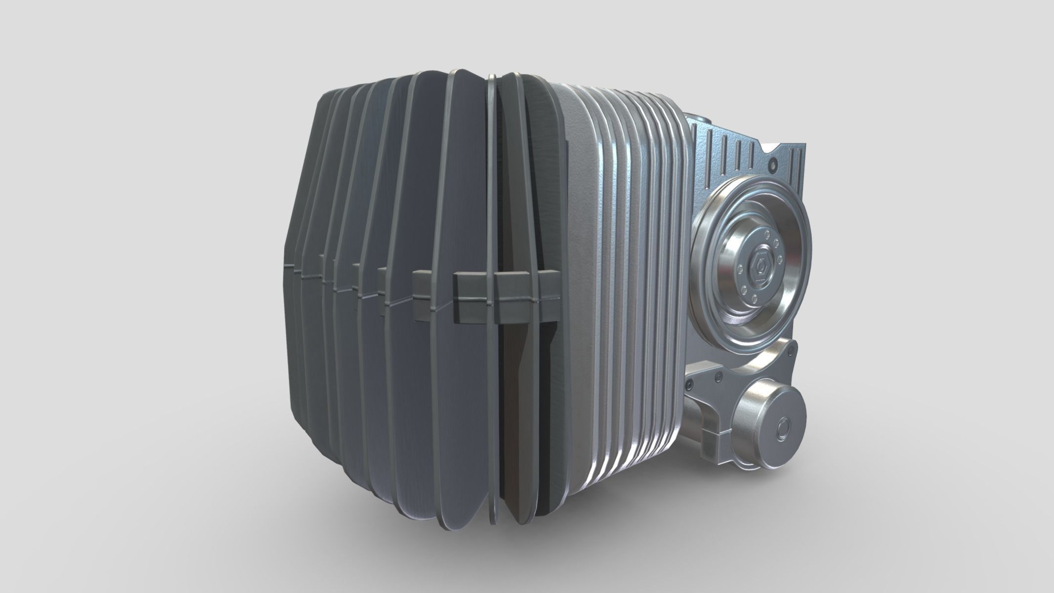 3D model Generic Motorsport Engine Low Poly PBR Realistic VR / AR / low ...