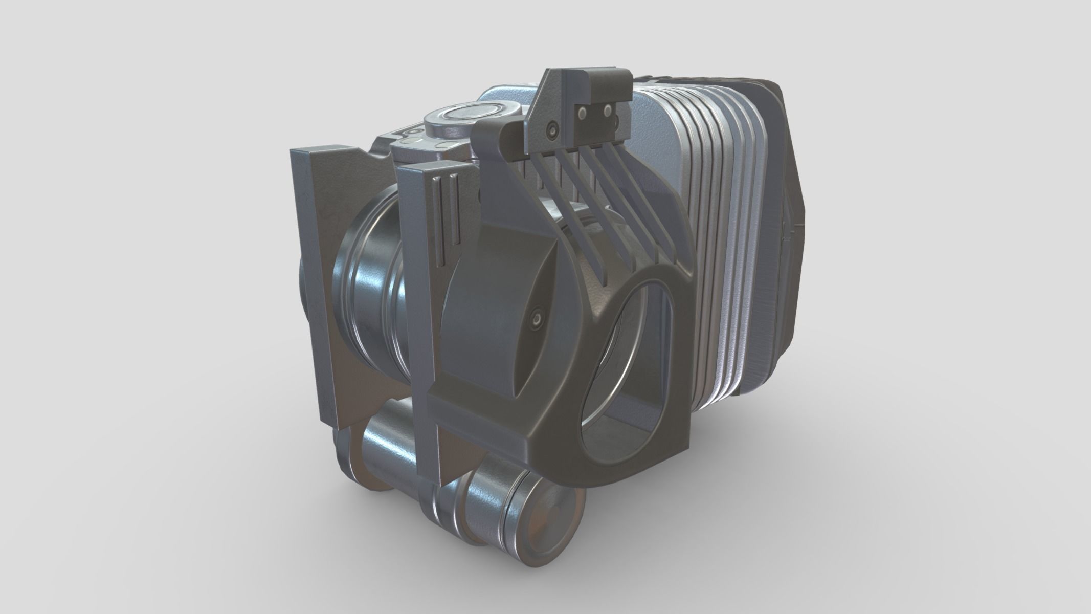 3D model Generic Motorsport Engine Low Poly PBR Realistic VR / AR / low ...