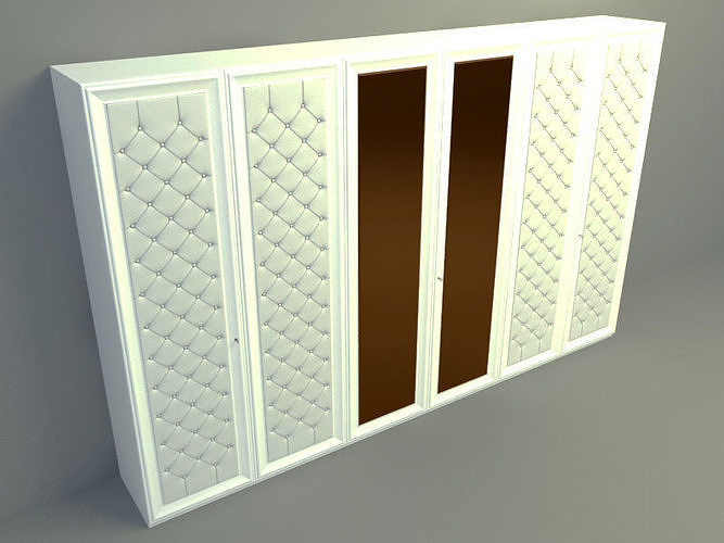 WArdrobe with doors 3D model | CGTrader
