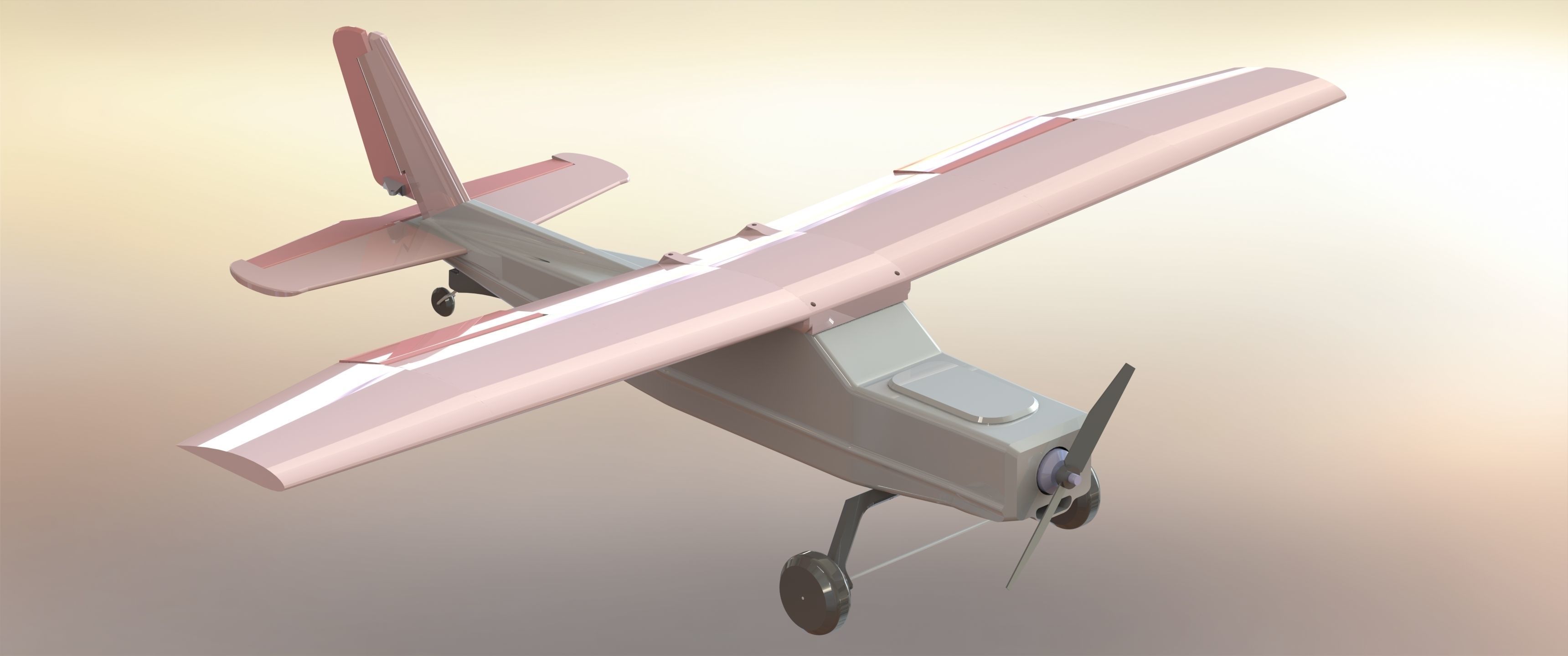 fully 3d printable RC aircraft - Cessna 152 3D model 3D printable ...