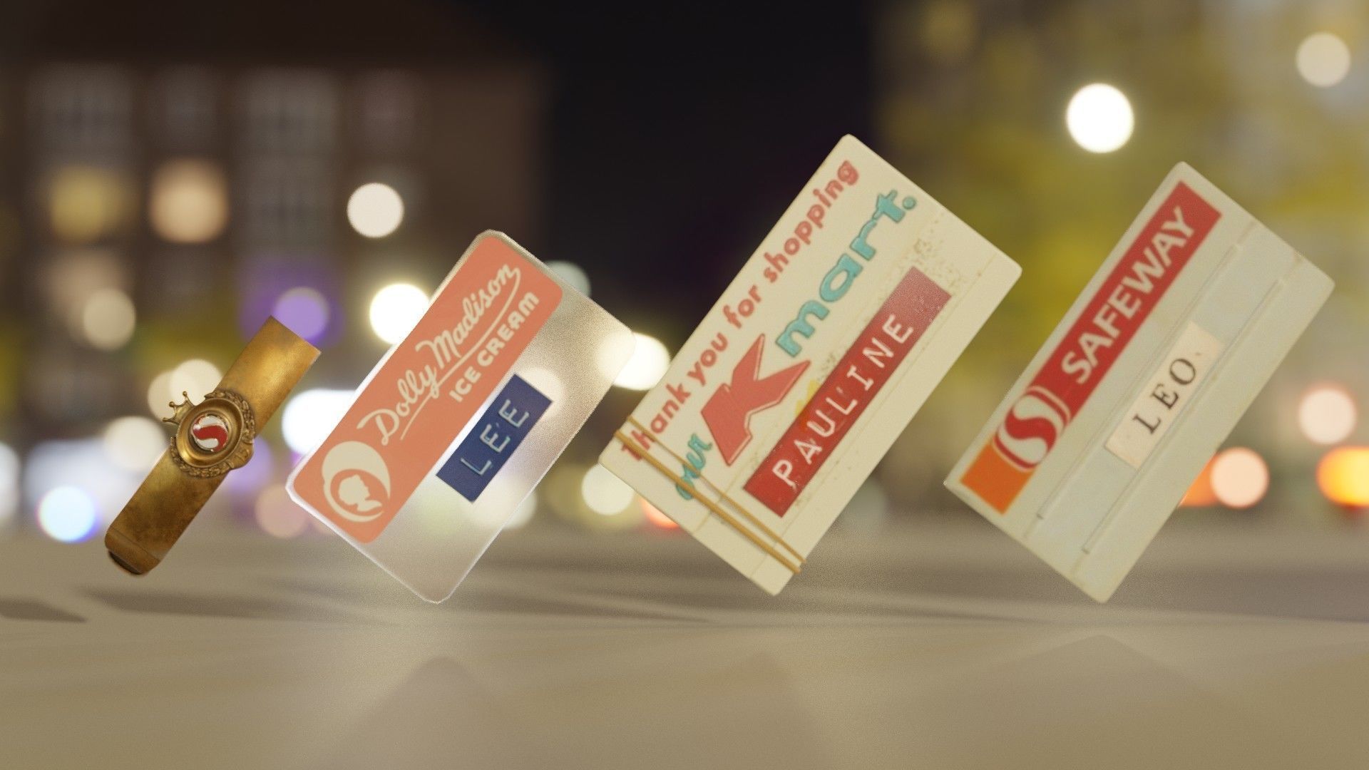 Various Nametags and Office Humor Ditto Copies 3D model | CGTrader