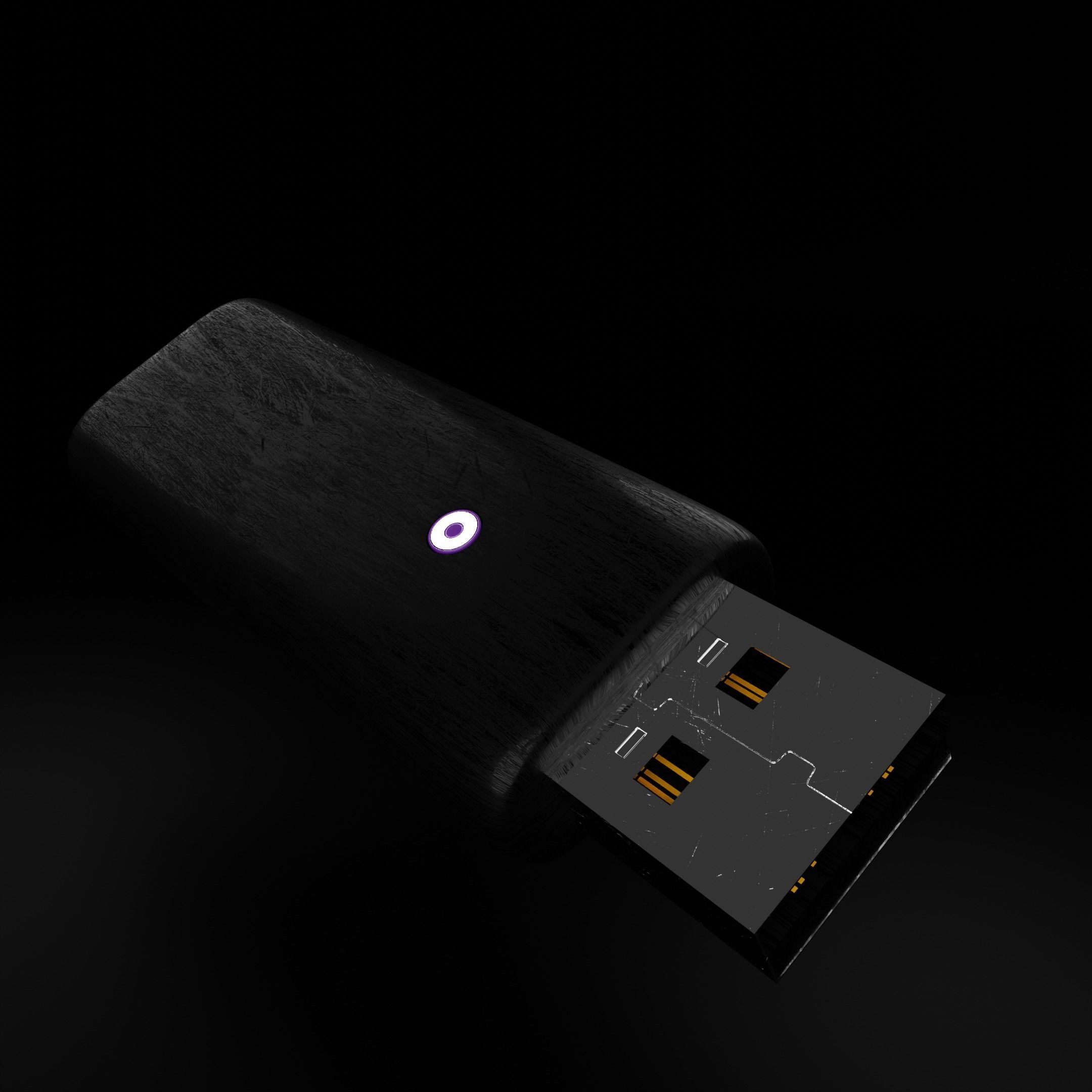 high quality flash memory free 3D model | CGTrader