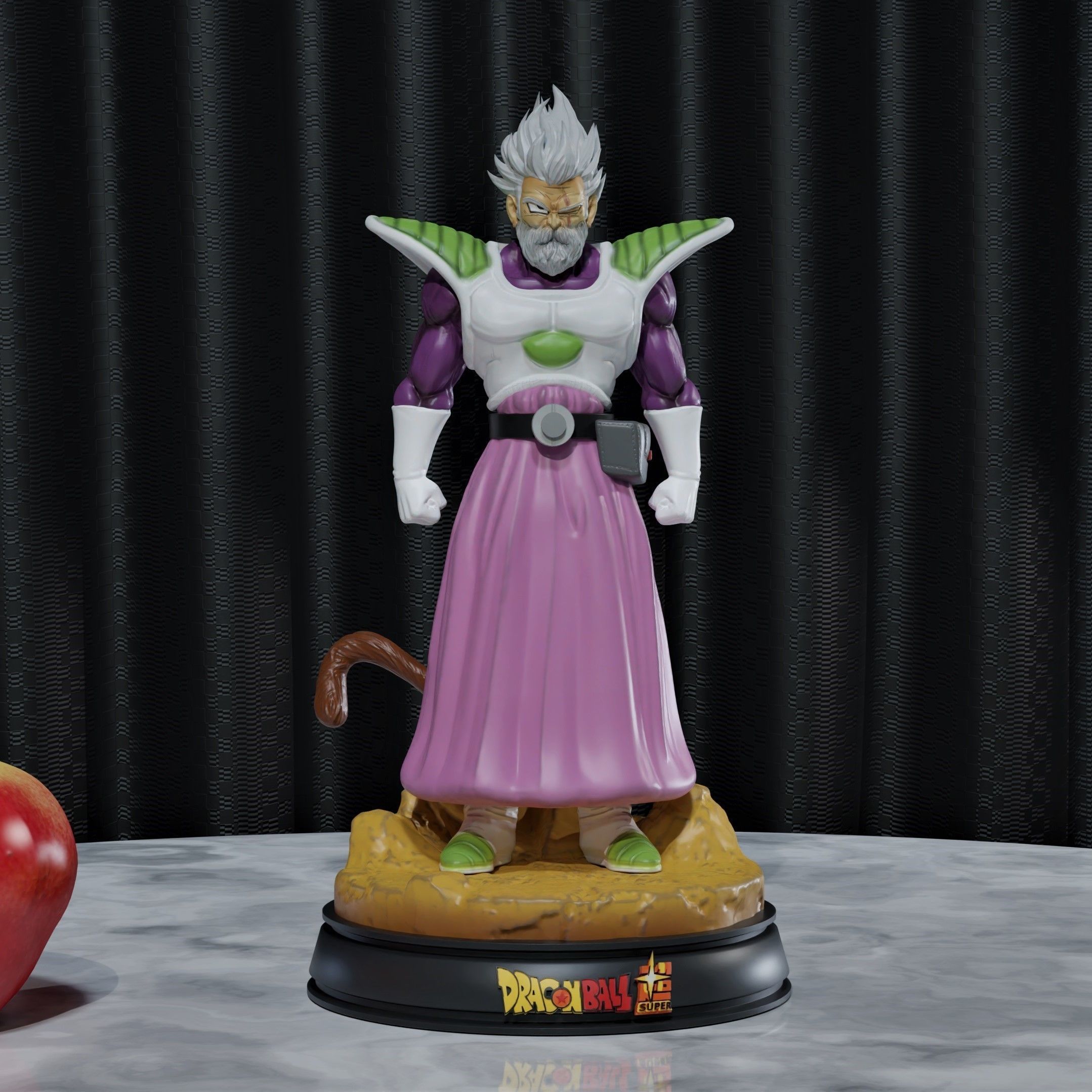 Paragus dragon ball statue 3D model 3D printable | CGTrader