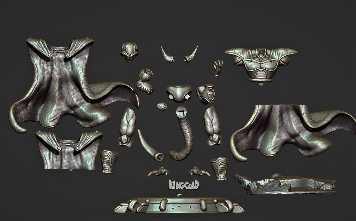 King Cold 3D model 3D printable | CGTrader