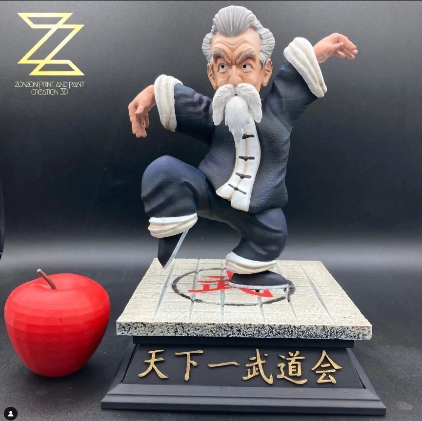 Master Roshi Jackie Chun 3D model 3D printable | CGTrader