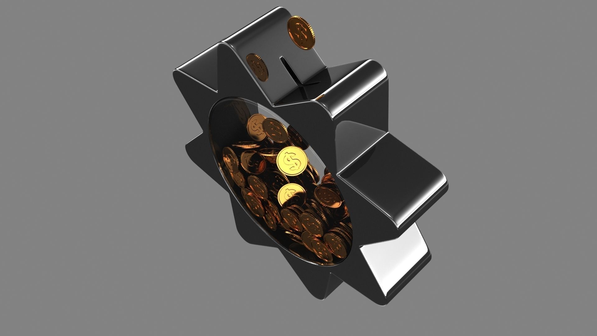 Coin Bank 3D model | CGTrader
