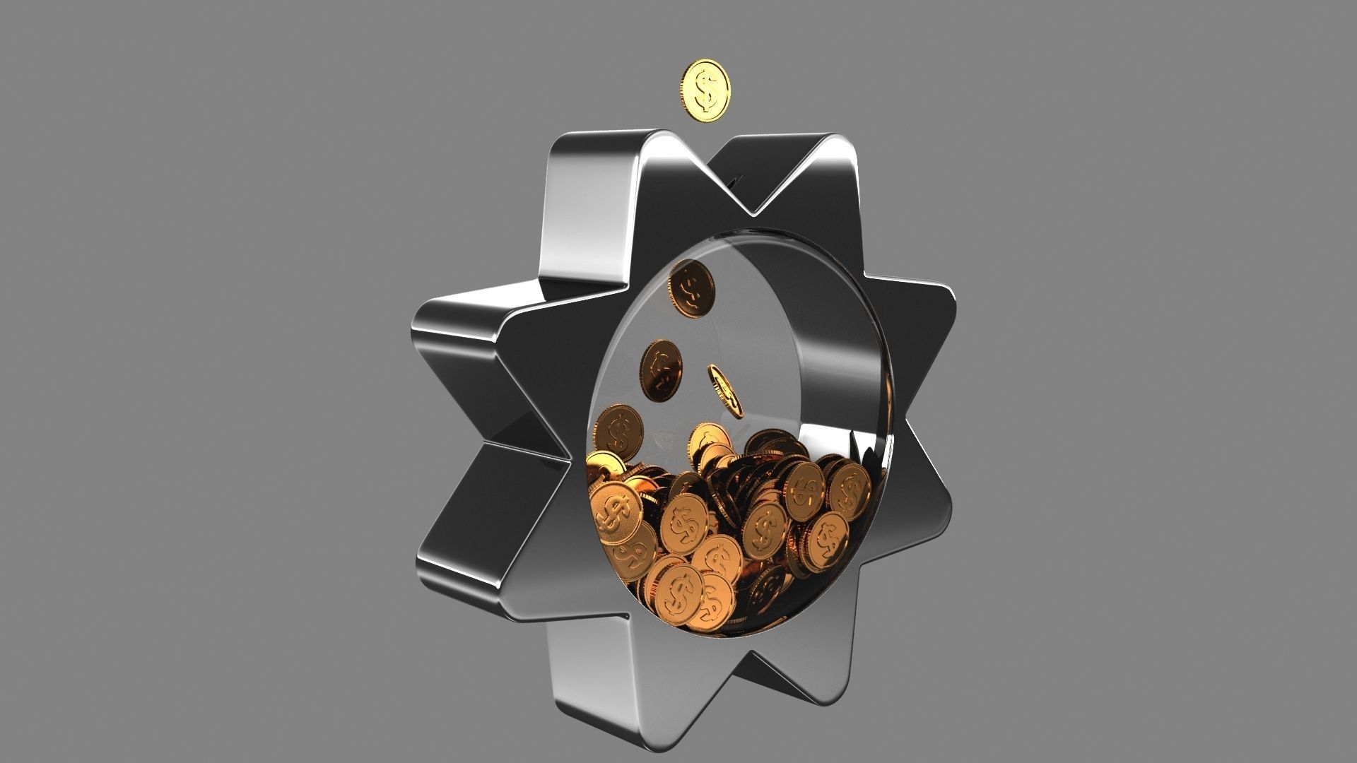 Coin Bank 3D model | CGTrader