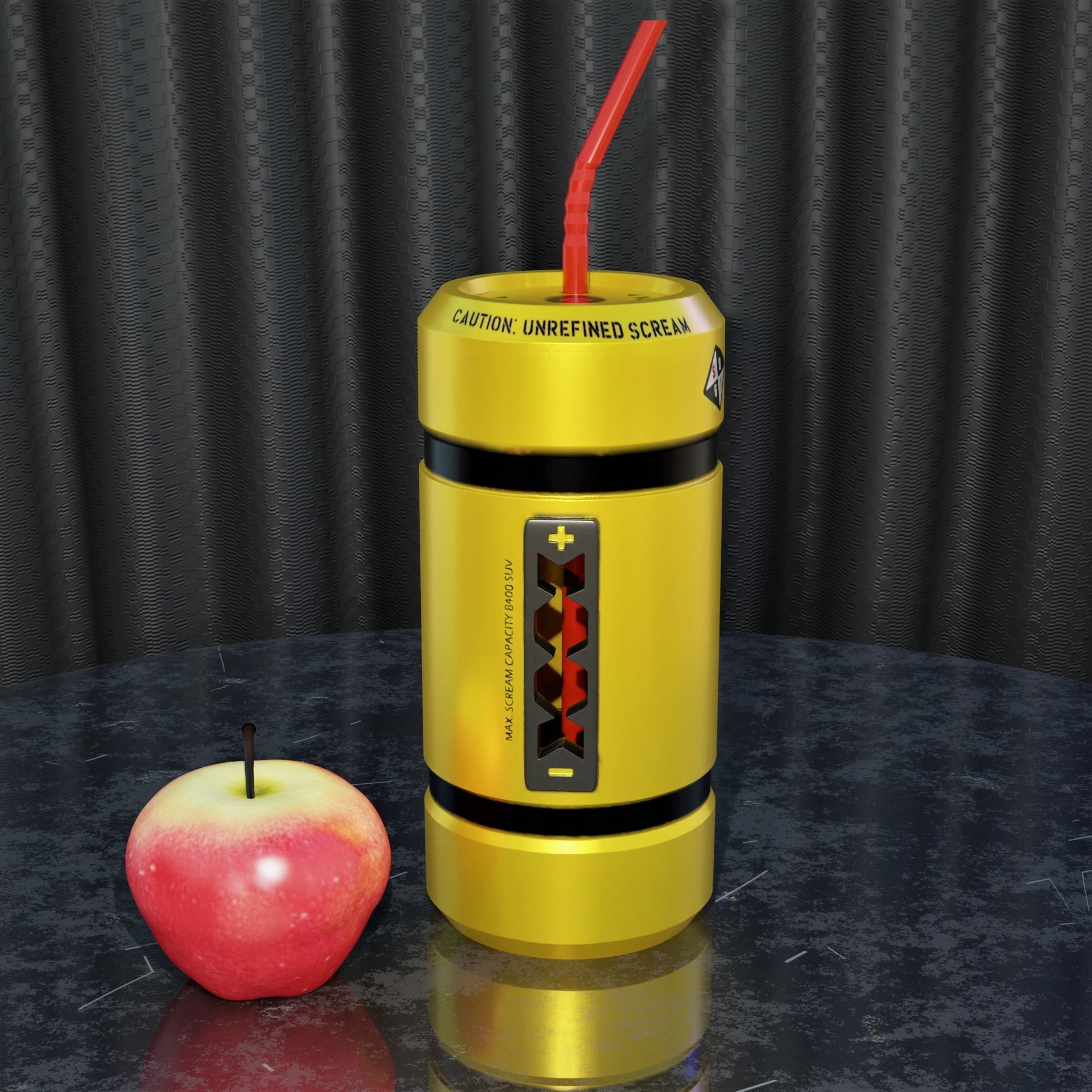 Monster Inc capsule glass screaming container 3D model 3D printable ...