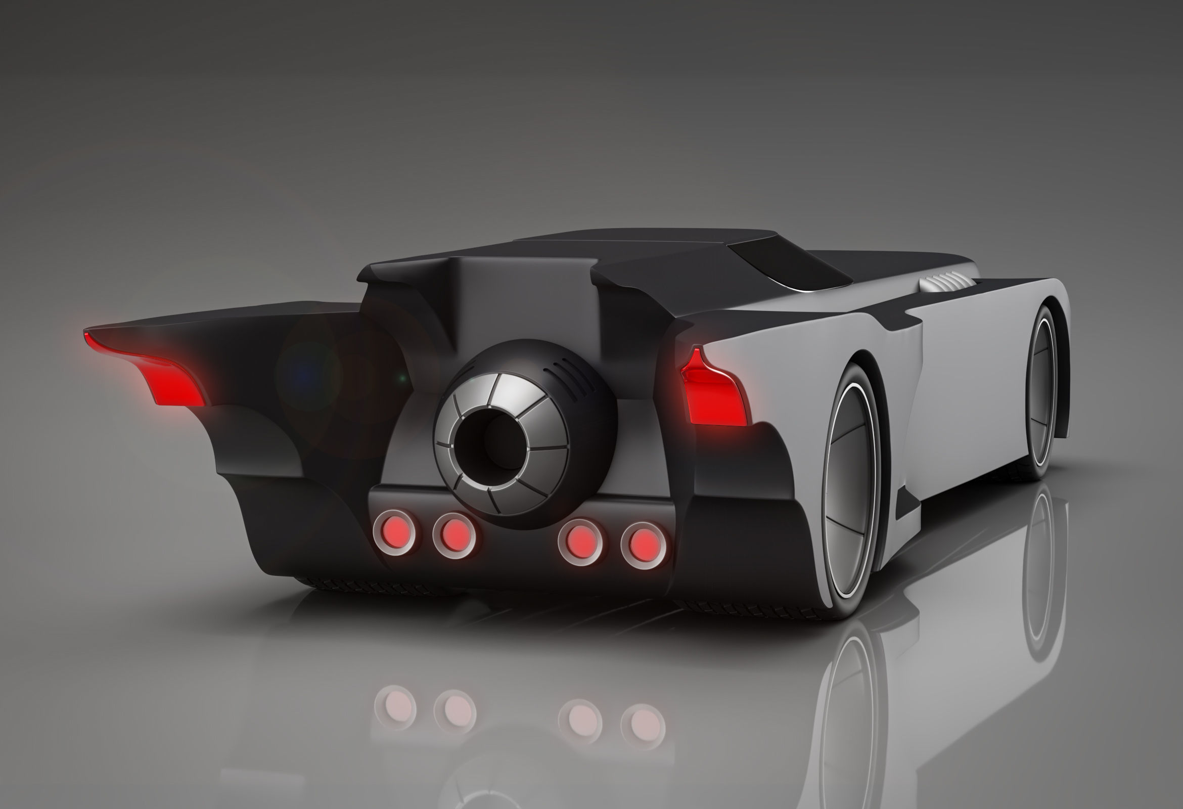 Batmobile from Batman The Animated Series 3D model 3D printable | CGTrader