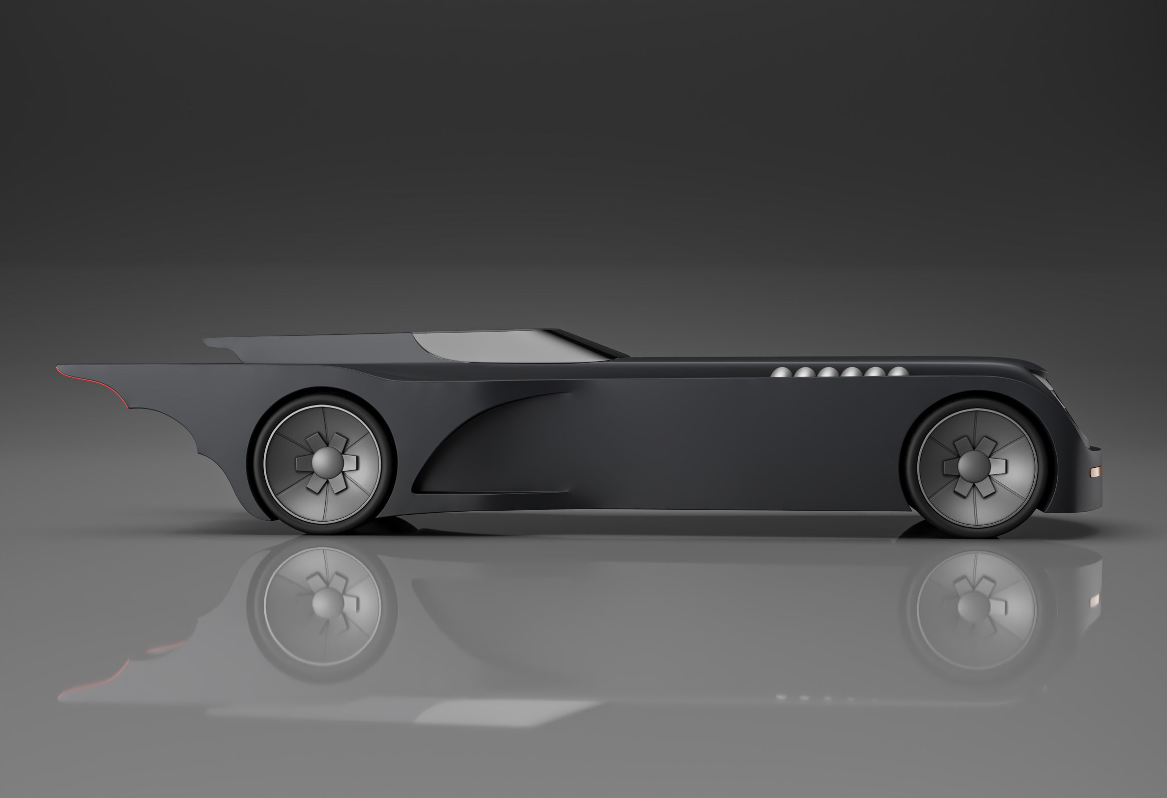 Batmobile from Batman The Animated Series 3D model 3D printable | CGTrader