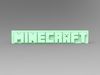 Minecraft logo 3D 3D model 3D printable | CGTrader