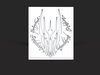 Sauron silhouette logo 3D Elvish letters 3D model 3D printable | CGTrader