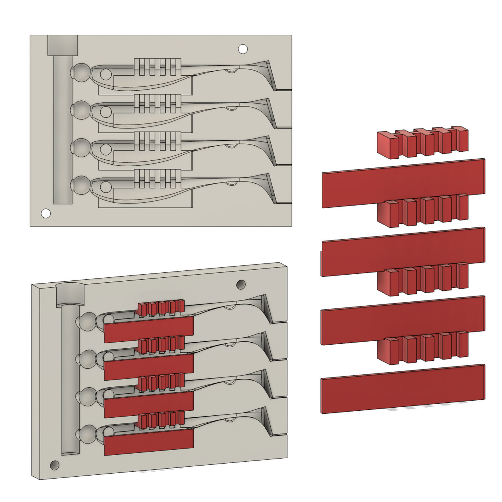 MOLD PS 100 mm STL STEP FILE FOR CNC AND 3D PRINT 3D model 3D printable ...