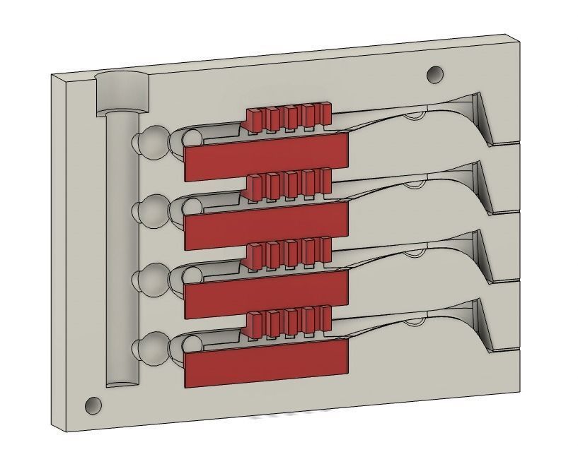 MOLD PS 100 mm STL STEP FILE FOR CNC AND 3D PRINT 3D model 3D printable ...