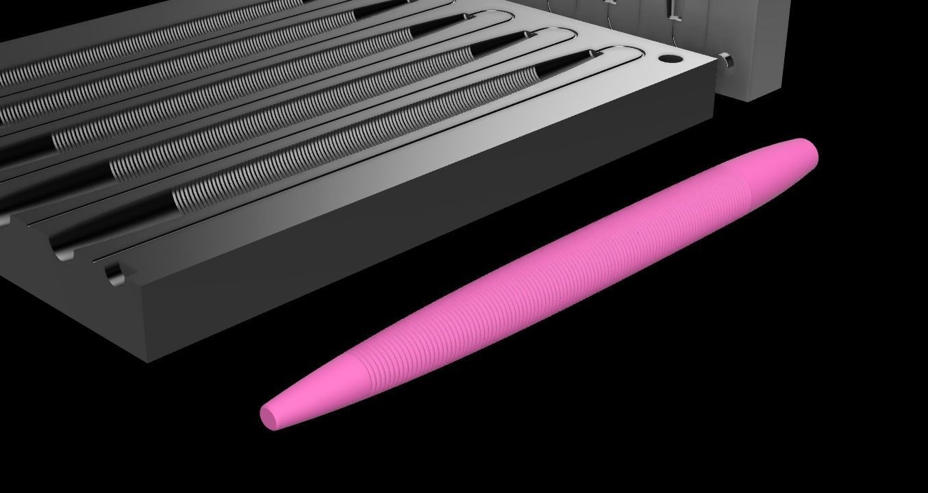 OPEN POUR MOLD SENKO 5 inch STL STEP FILE FOR CNC AND 3D PRINT 3D model ...