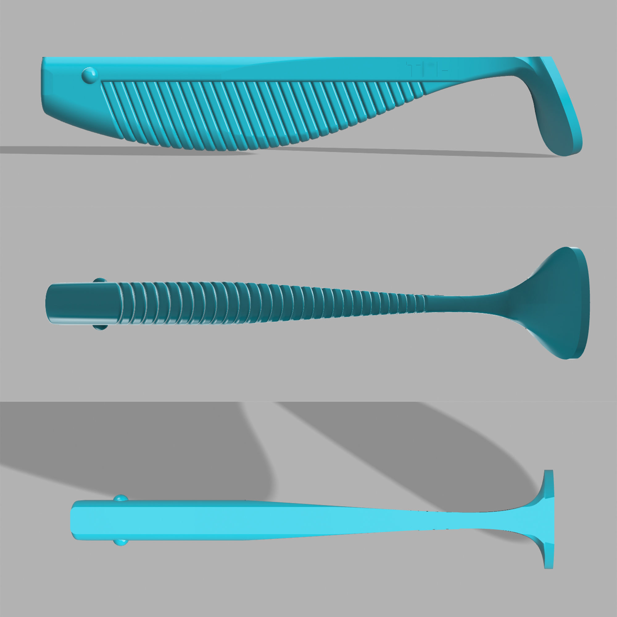 OPEN POUR MOLD SHAD STL STEP FILE FOR CNC AND 3D PRINT free 3D model 3D ...