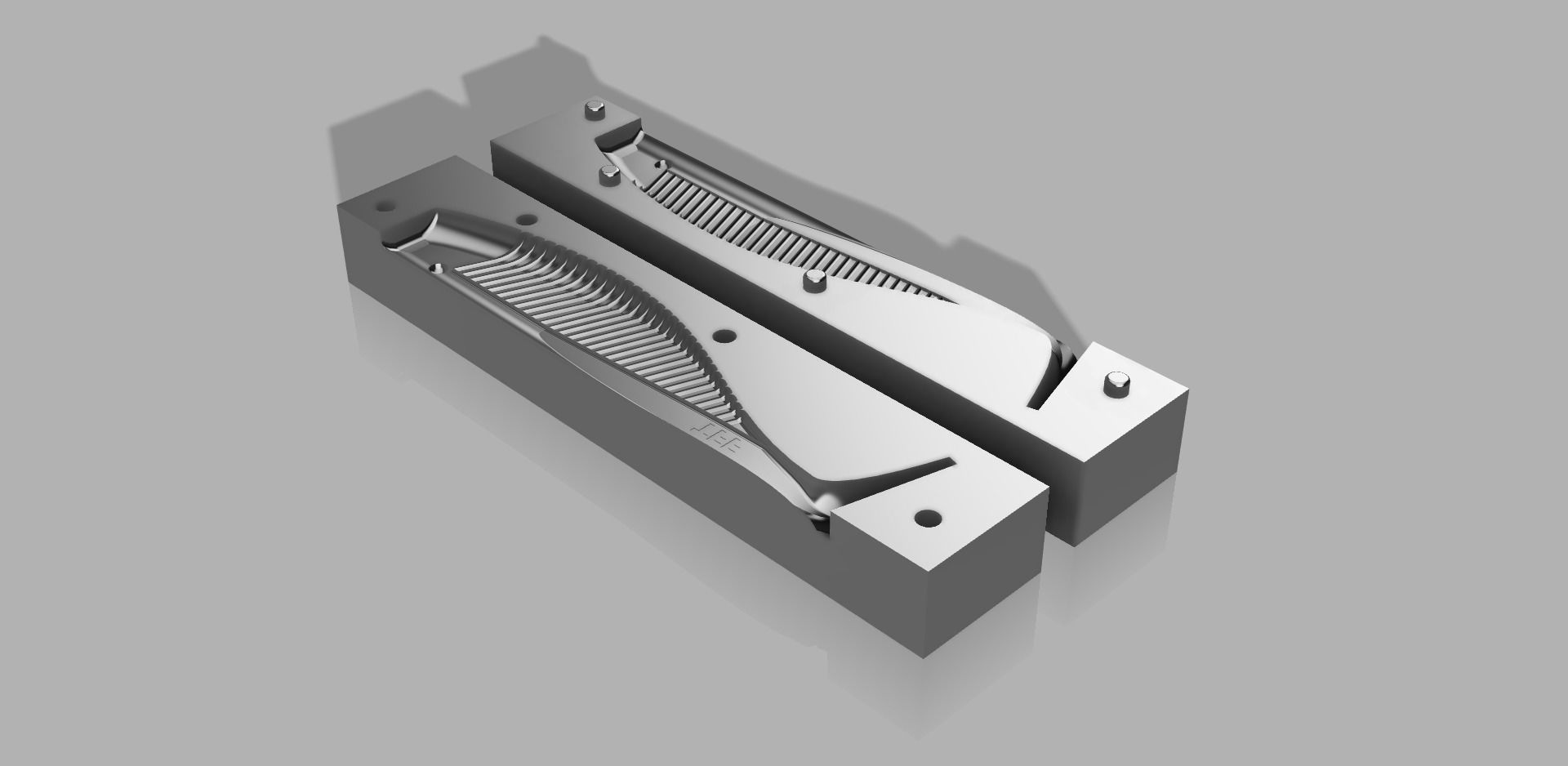 OPEN POUR MOLD SHAD STL STEP FILE FOR CNC AND 3D PRINT free 3D model 3D ...