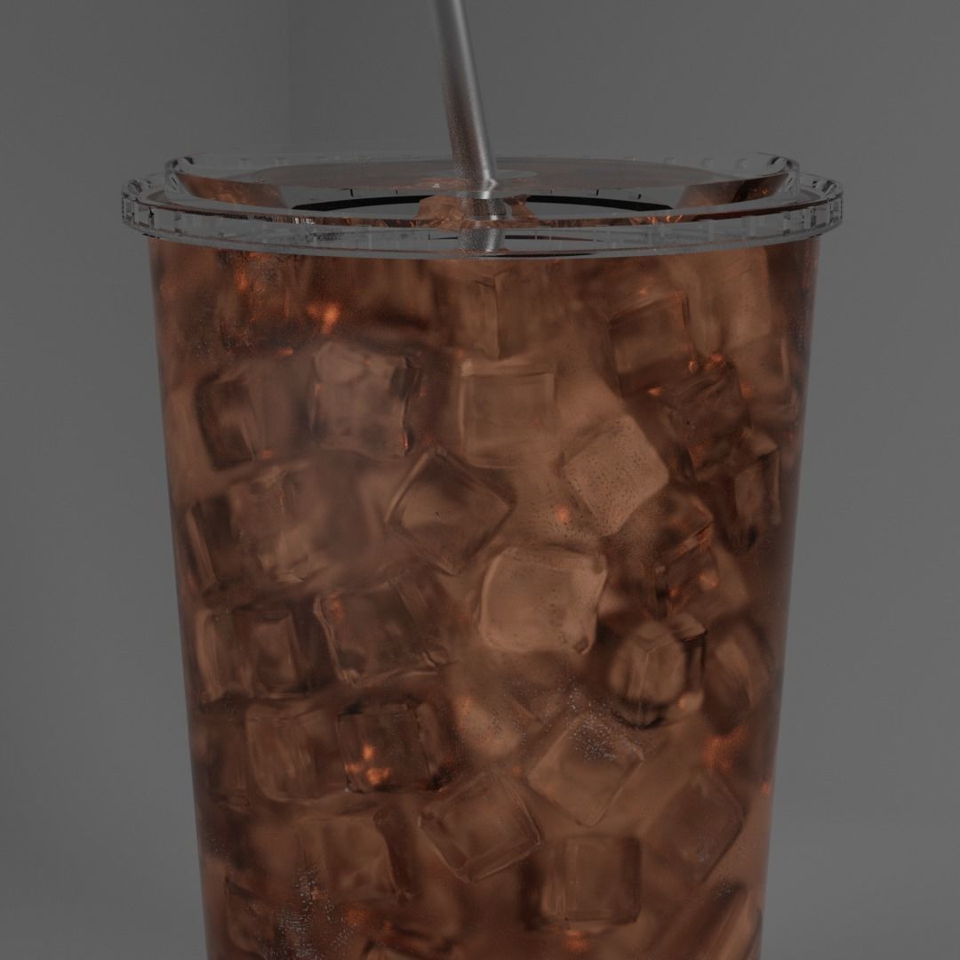 Iced Coffee 1 - 3D Model 3D model | CGTrader