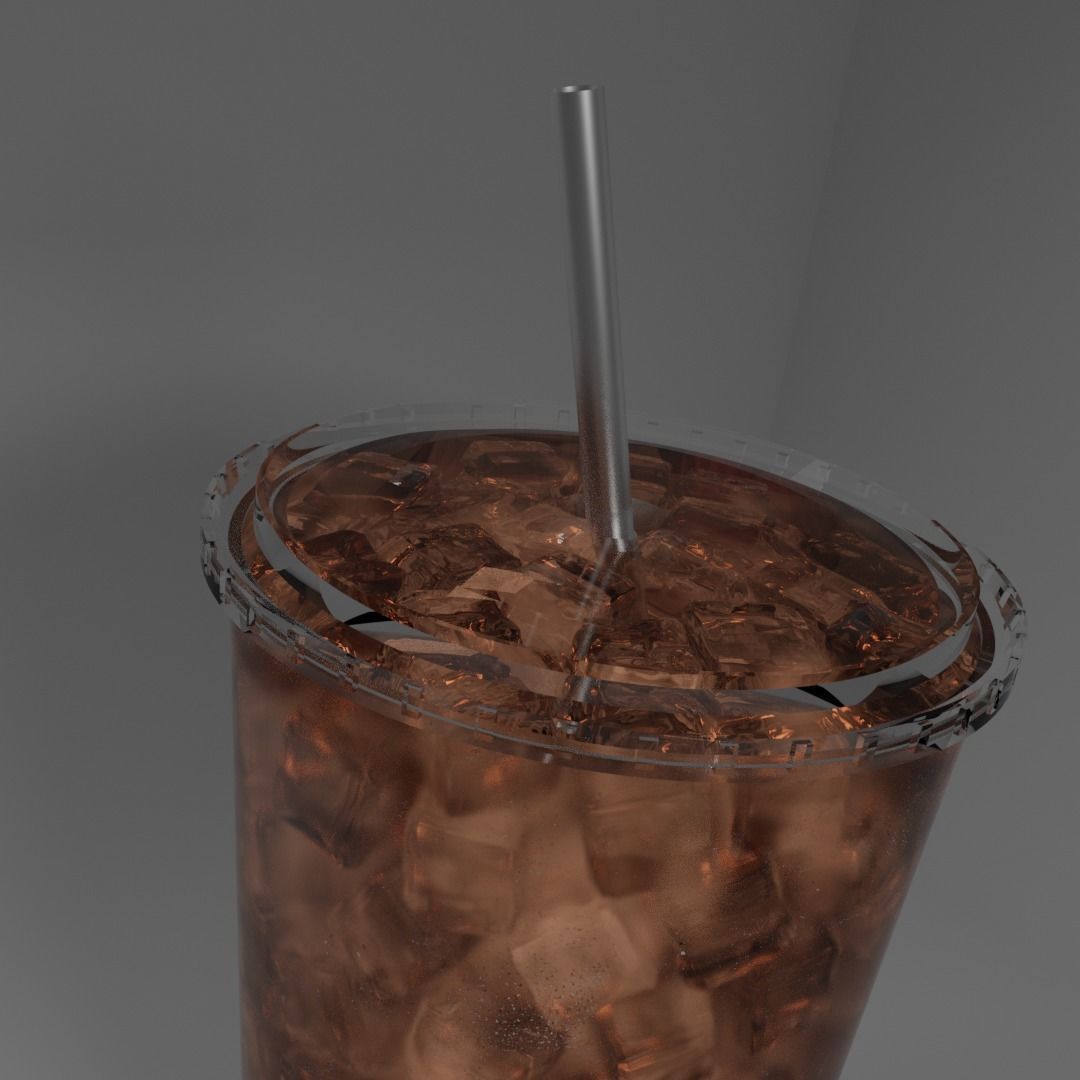 Iced Coffee 1 - 3D Model 3D model | CGTrader