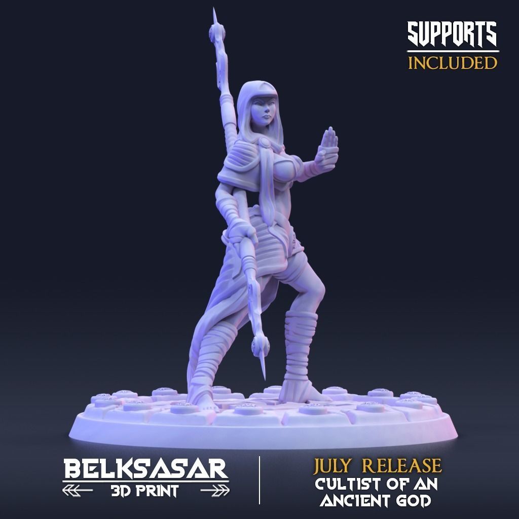 Ancient god Zealots - D 3D model 3D printable | CGTrader