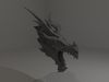 Alduin High Detail Bust 3D Model From TES V Skyrim 3D model 3D ...