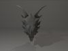 Alduin High Detail Bust 3D Model From TES V Skyrim 3D model 3D ...
