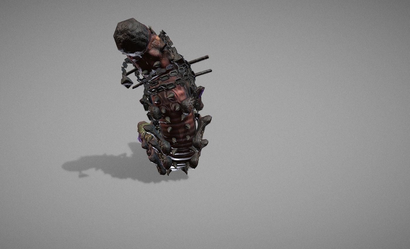 3D model Giant Crawler Mutant VR / AR / low-poly | CGTrader