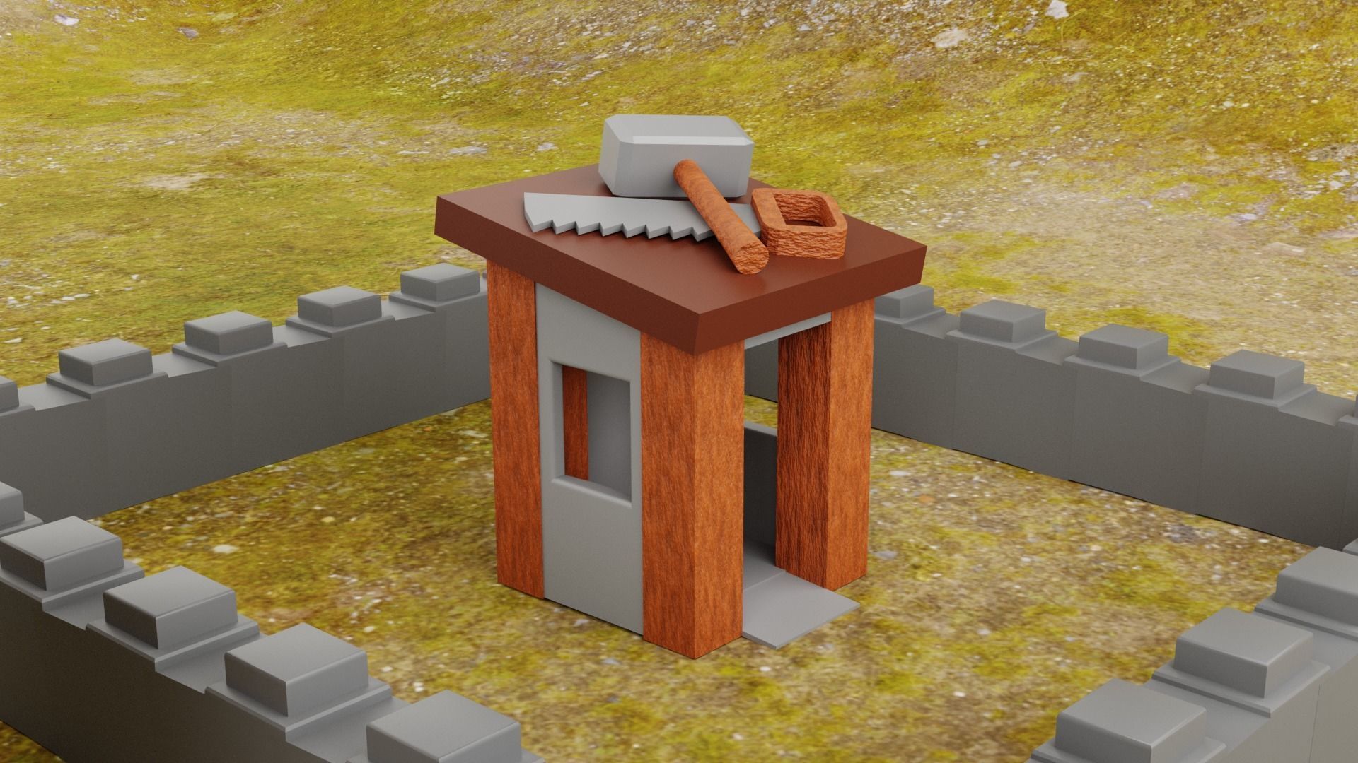 3D model coc base VR / AR / low-poly | CGTrader