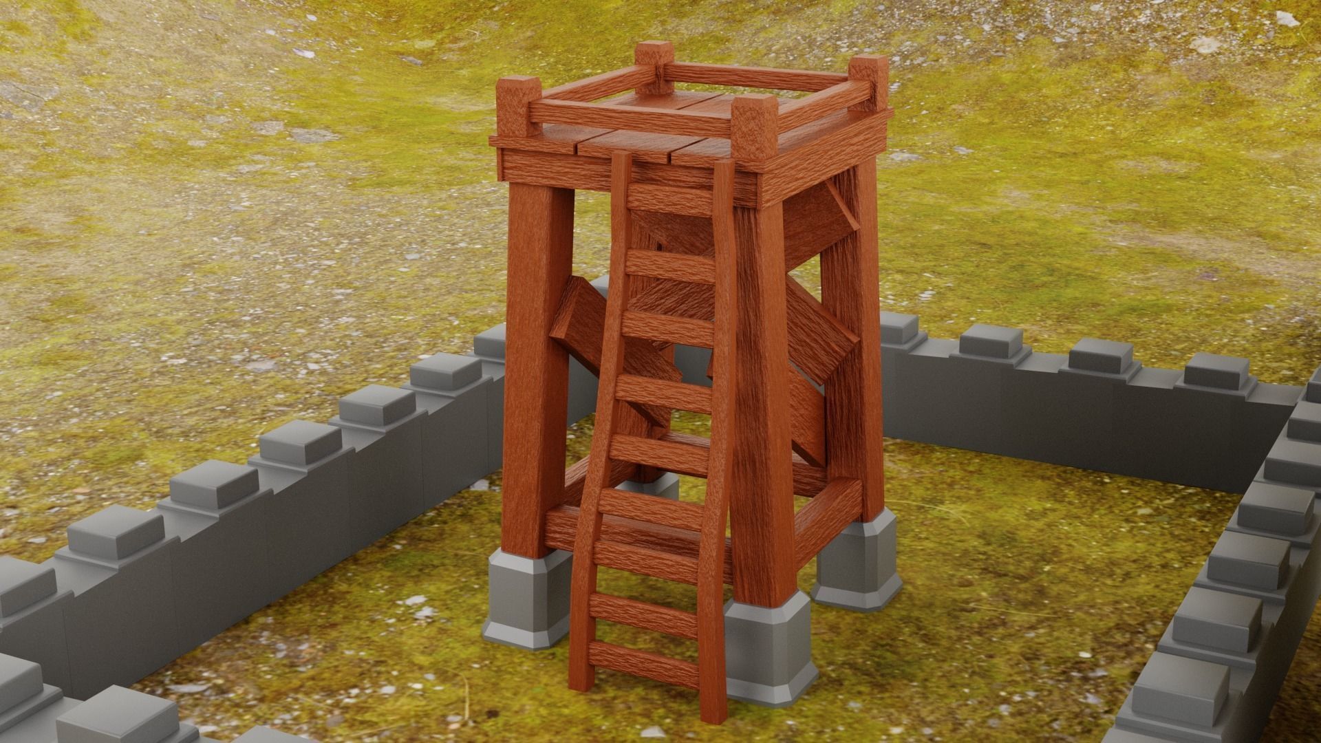 3D model coc base VR / AR / low-poly | CGTrader