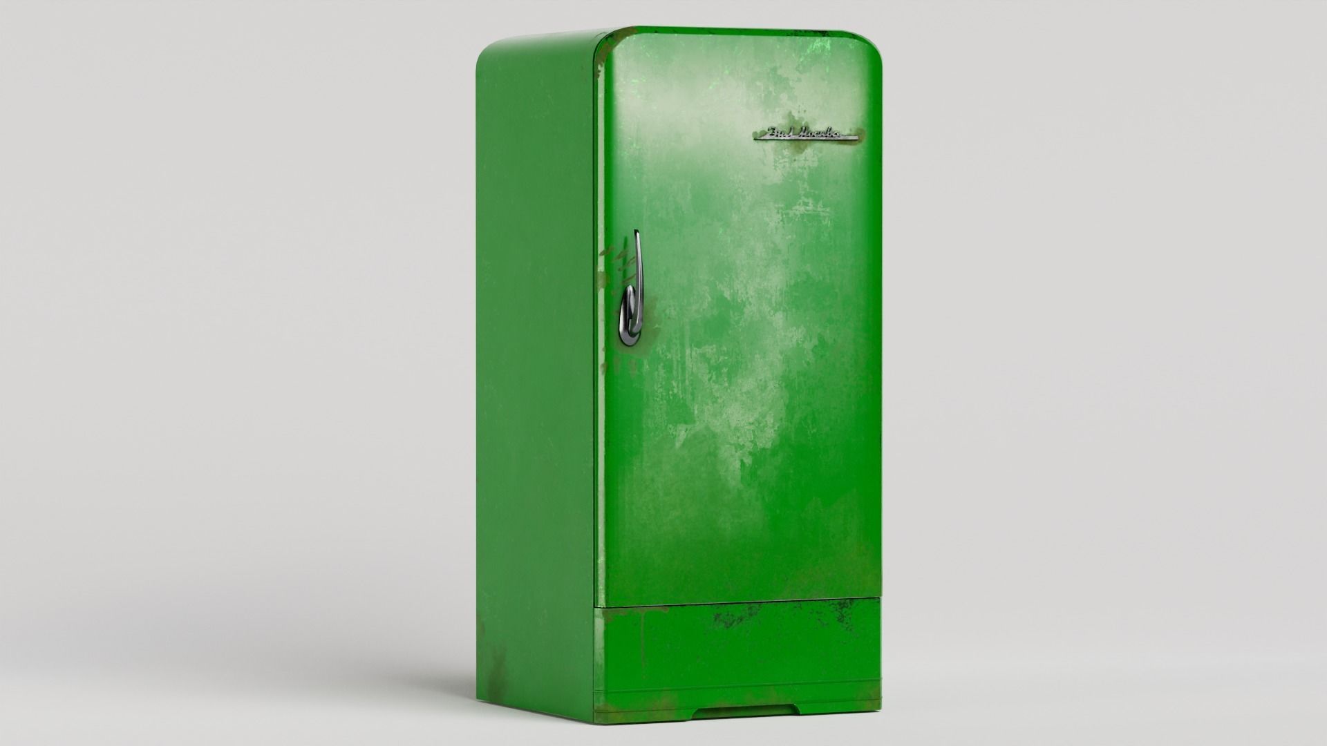 3D model Soviet vintage fridge Zil Moskva 9 Color Variants np1 VR / AR ...