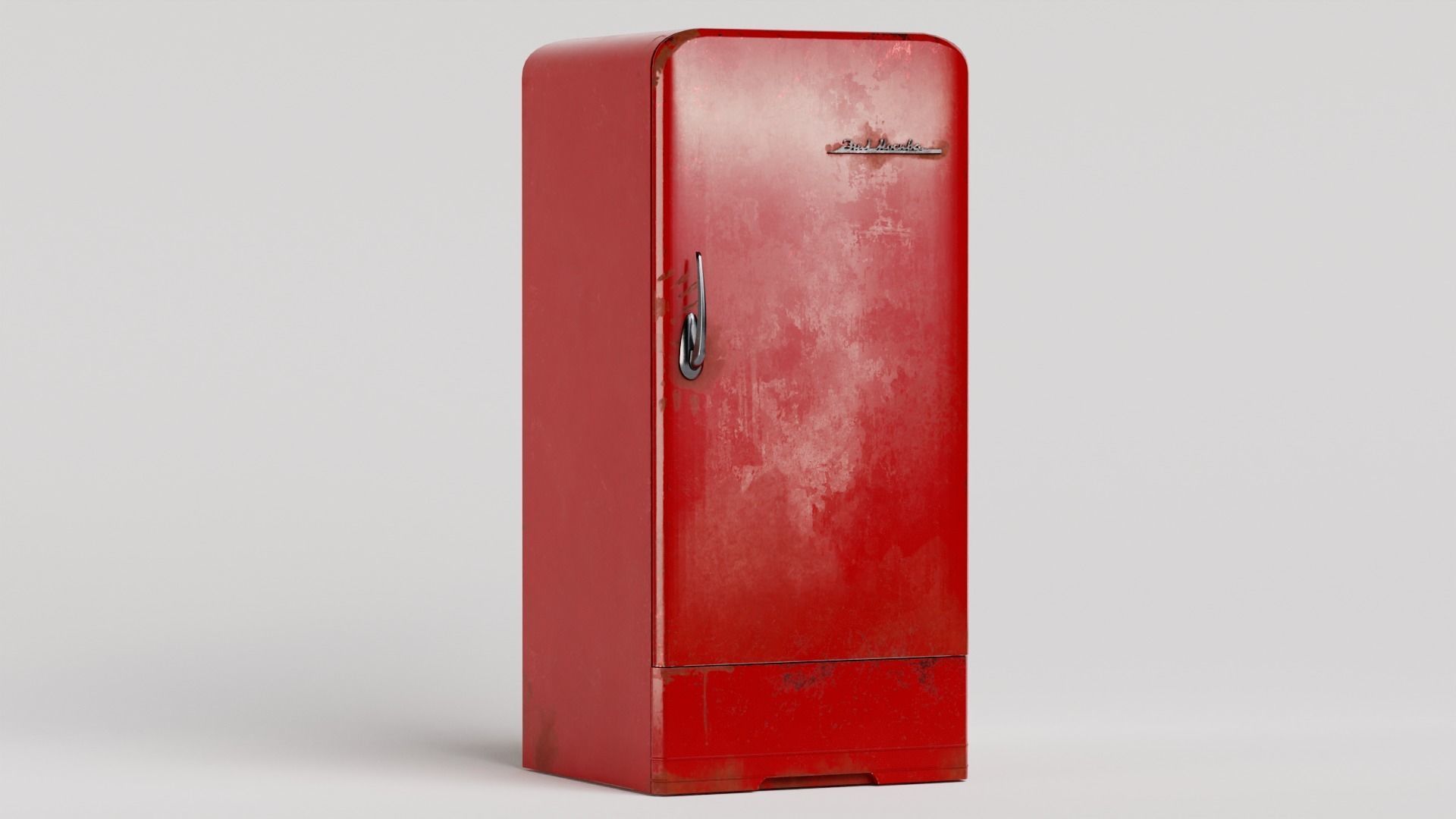 3D model Soviet vintage fridge Zil Moskva 9 Color Variants np1 VR / AR ...