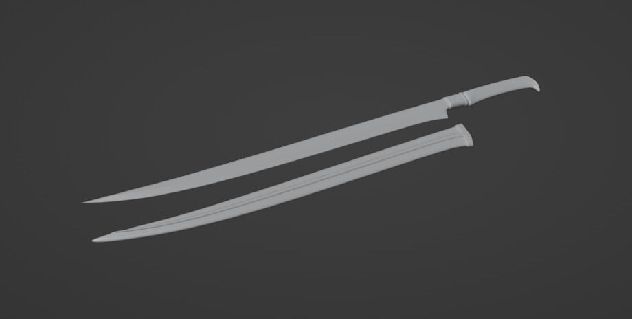 3D model Flyssa Sword VR / AR / low-poly | CGTrader