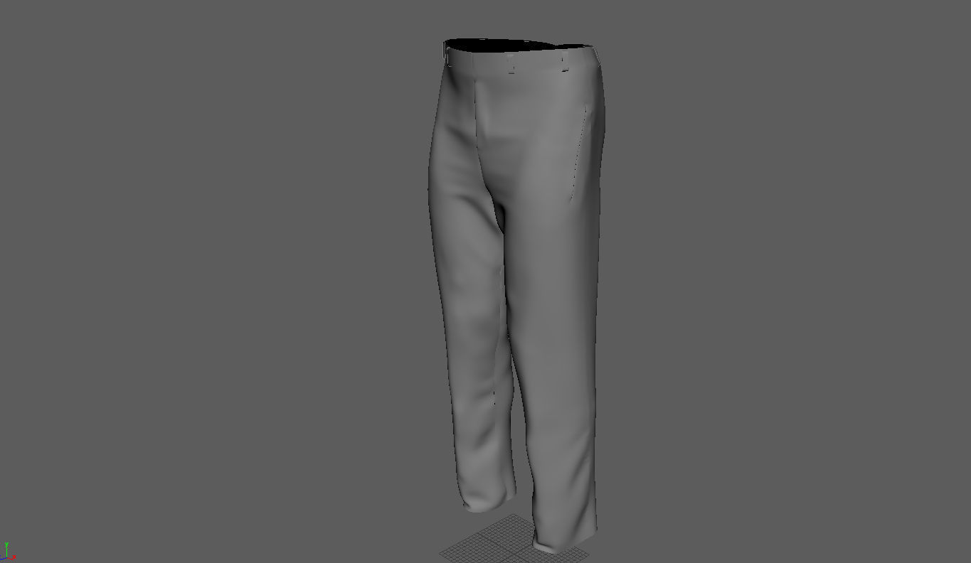 Formal Pant 3d model 3D model | CGTrader