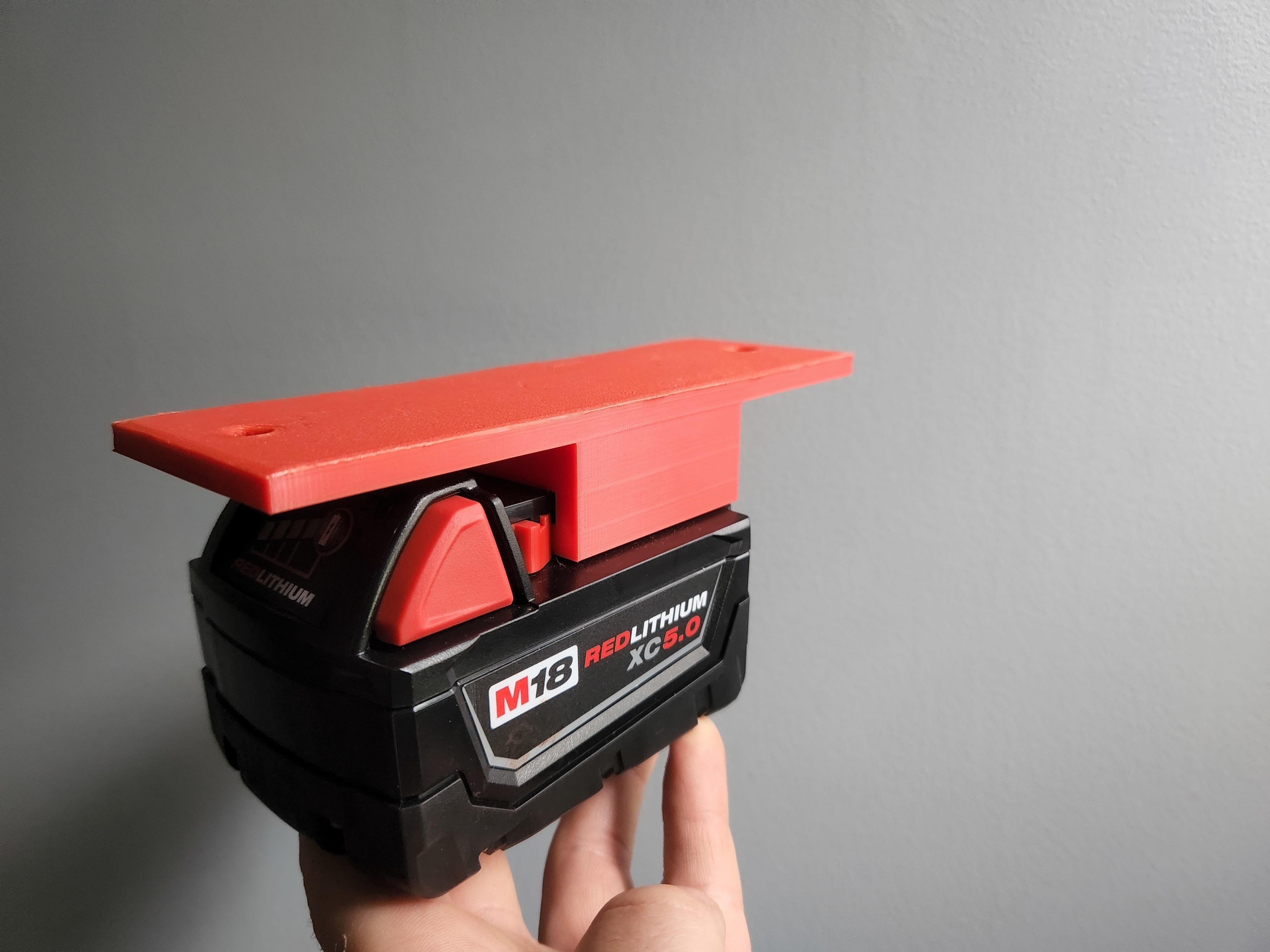 Milwaukee M18 Battery Mount 3D model | CGTrader