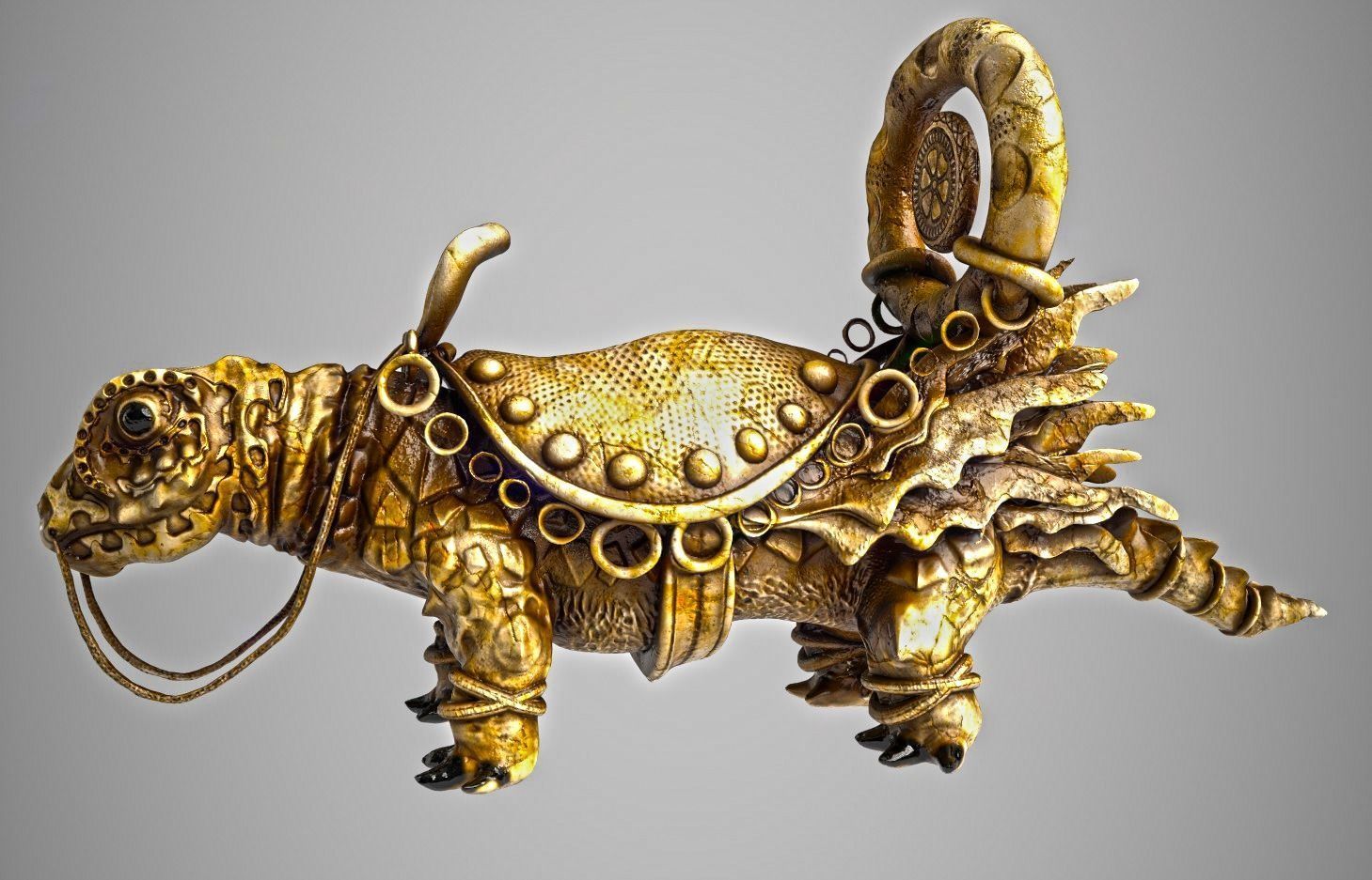 Reptile warrior 3D model | CGTrader