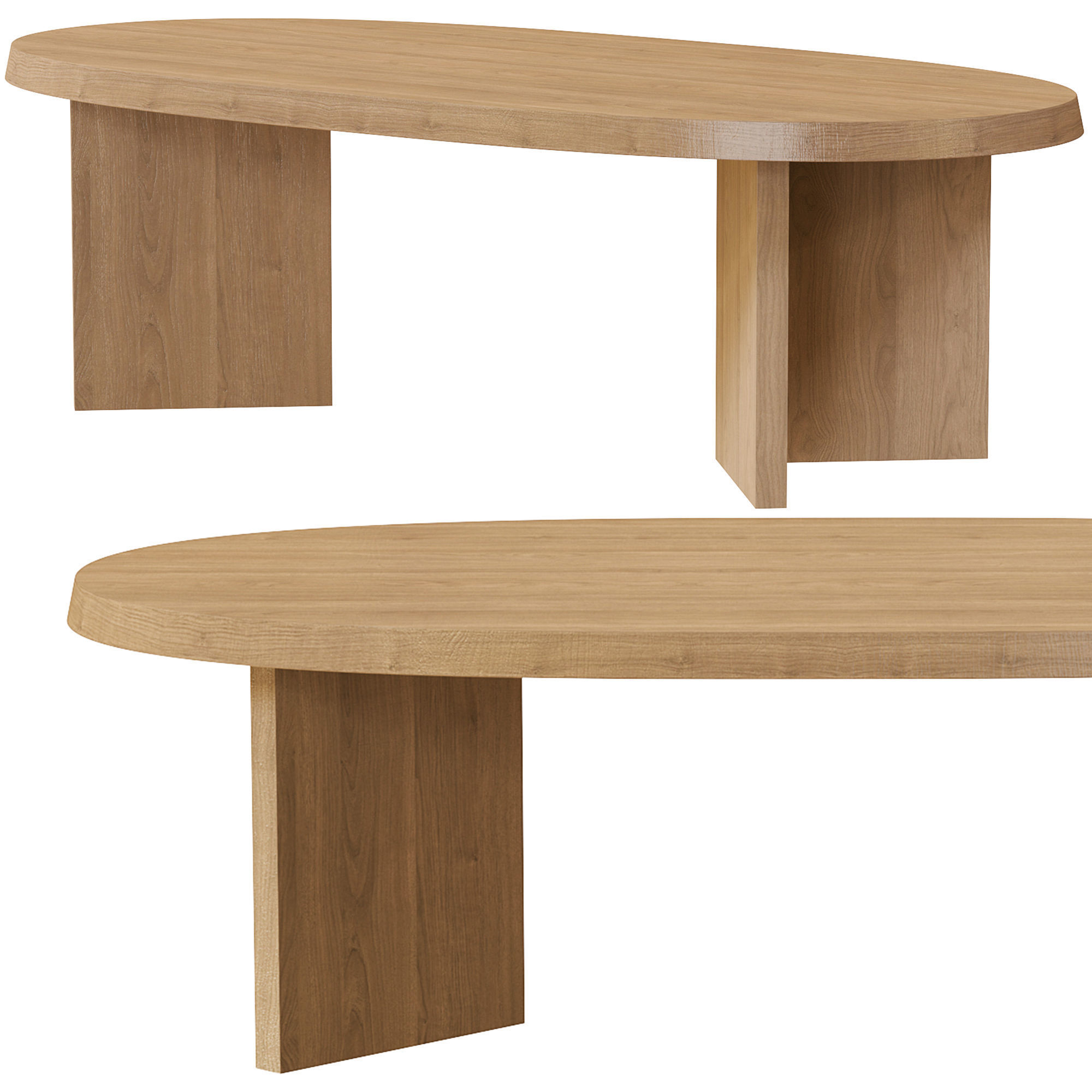 ELLIPSE DINING TABLE 3D model | CGTrader