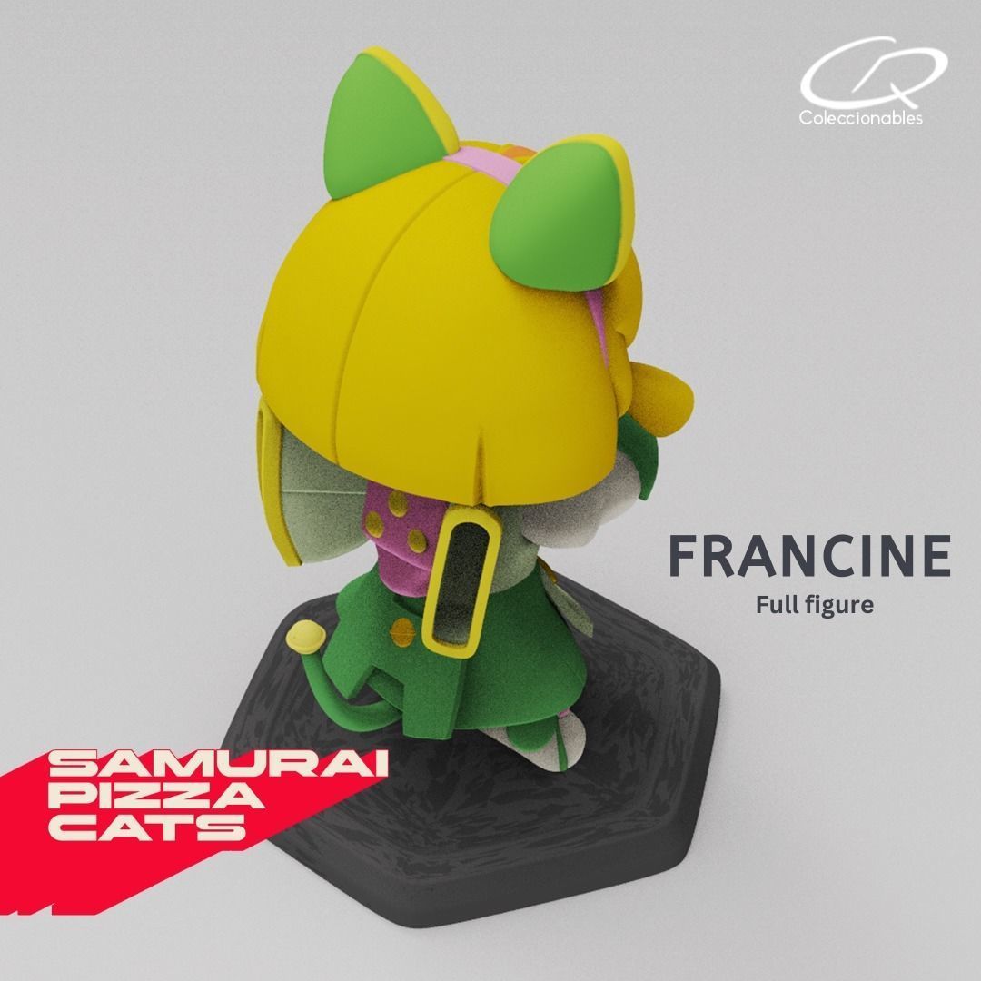Anime Series - Samurai Pizza Cats - Francine 3D model 3D printable ...