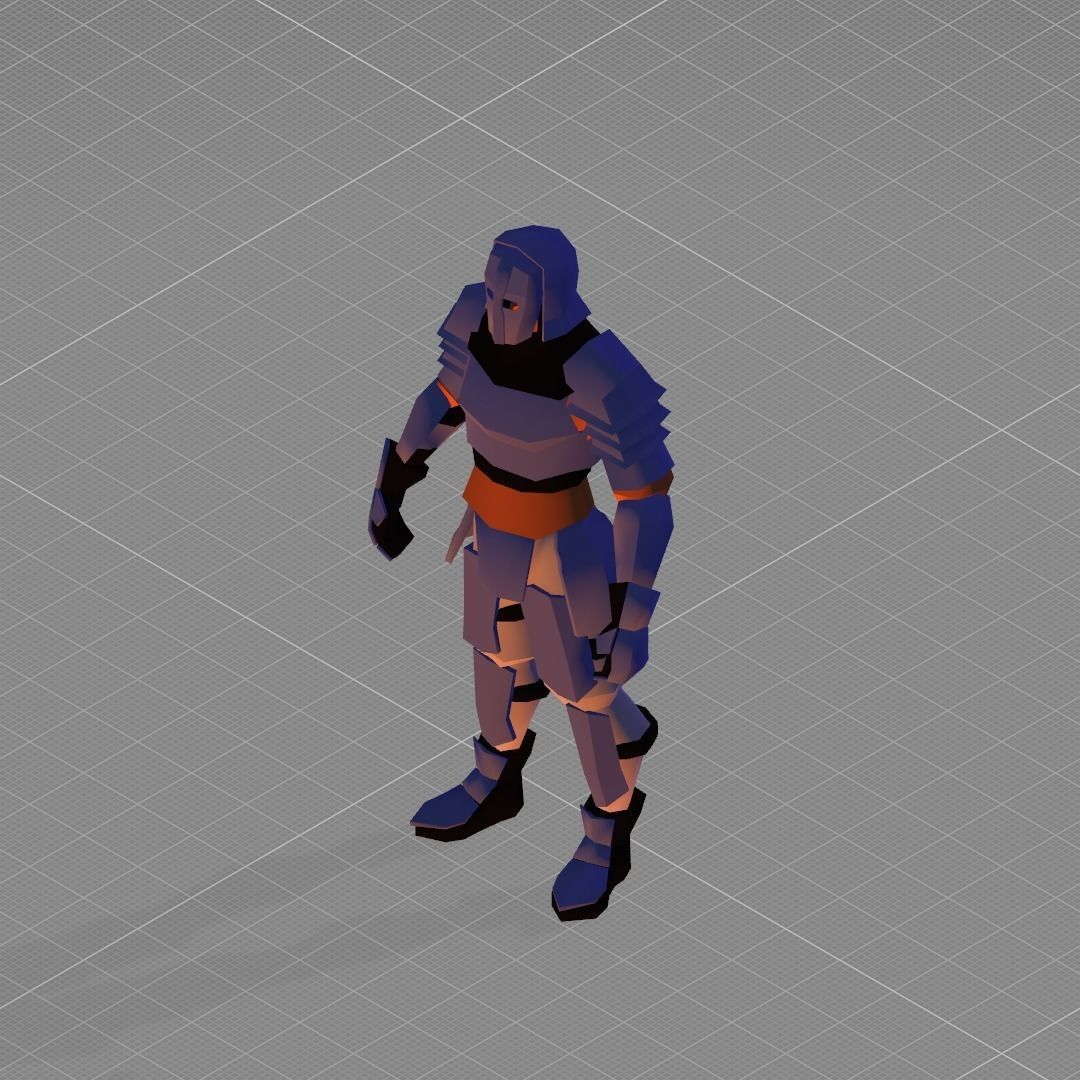 3D model Low Poly Knight Armor VR / AR / low-poly | CGTrader