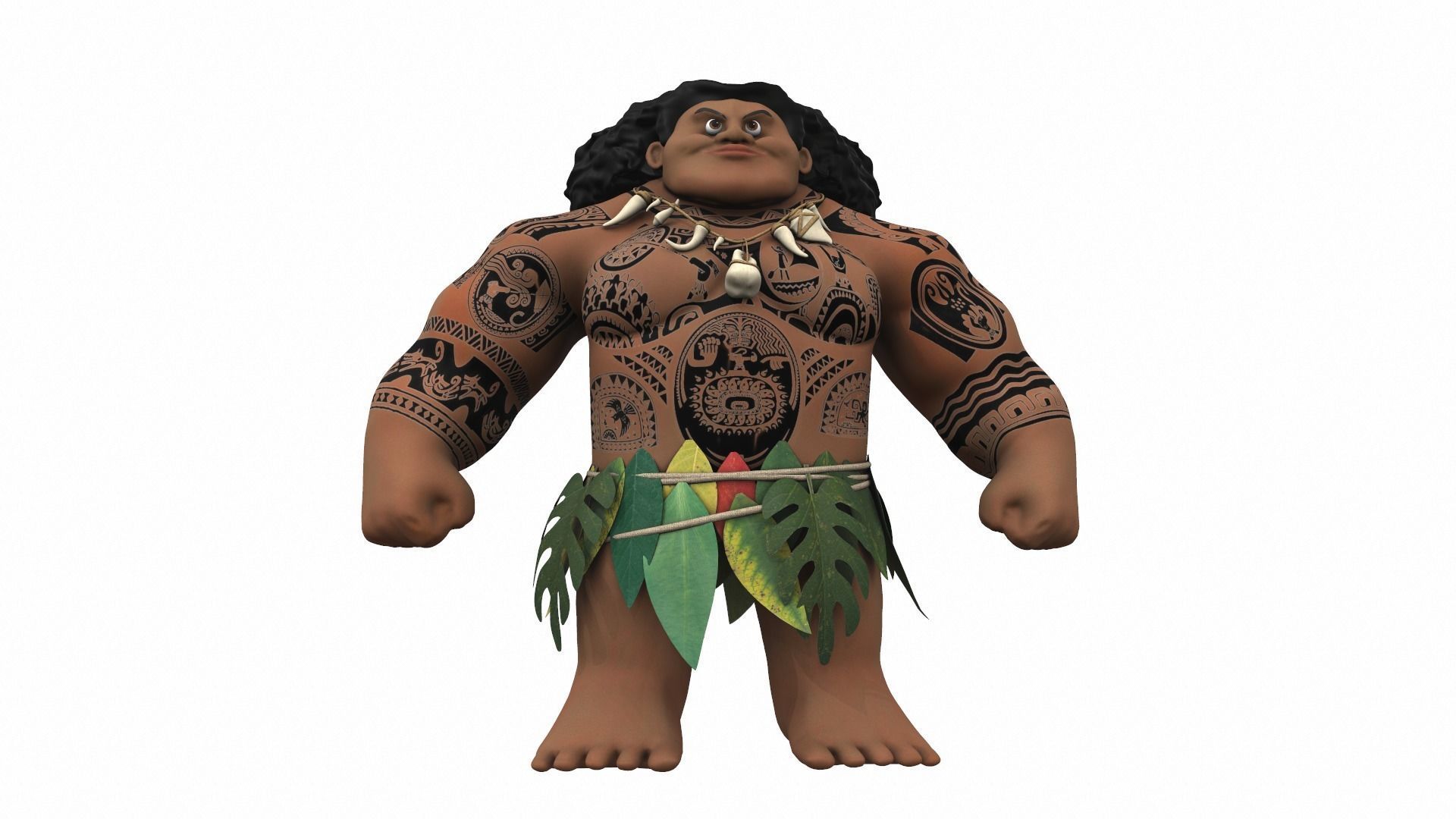 Maui from the cartoon Moana 3D model | CGTrader