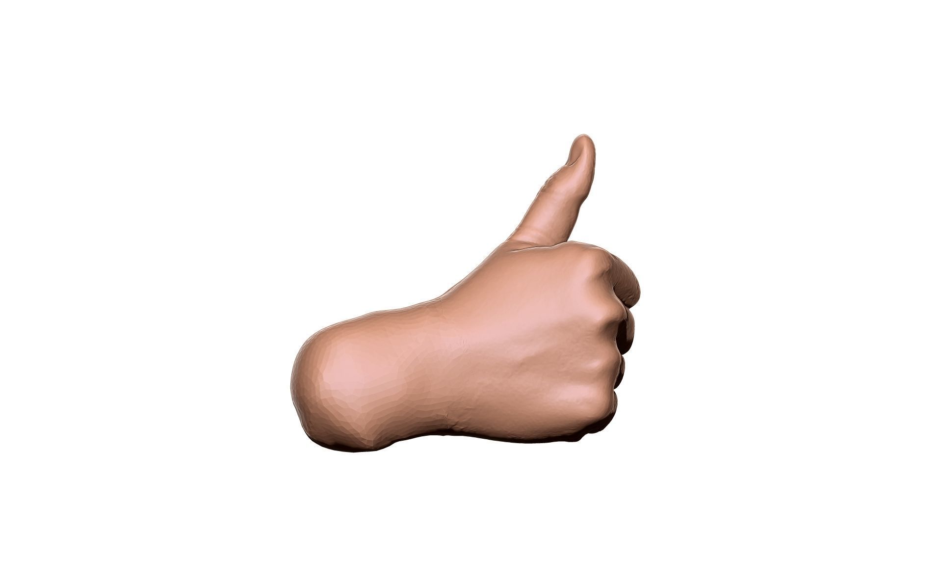 Super ok Hand gesture bust statue 3D model 3D printable | CGTrader