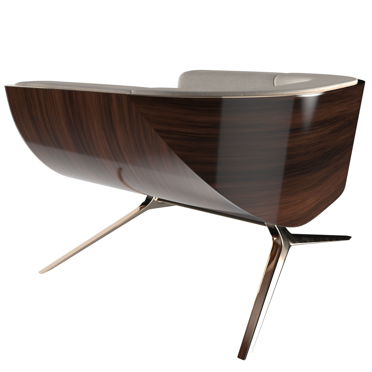 LAZY DAY Classic Armchair By Emotional Objects 3D model | CGTrader