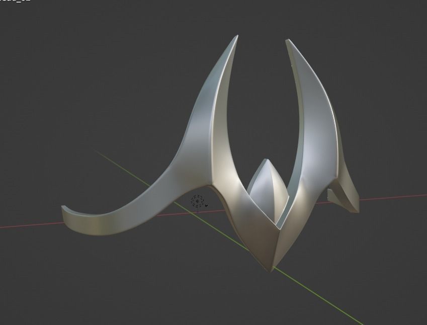 Ultraman Tiga Camearra human form tiara head piece 3D model 3D ...