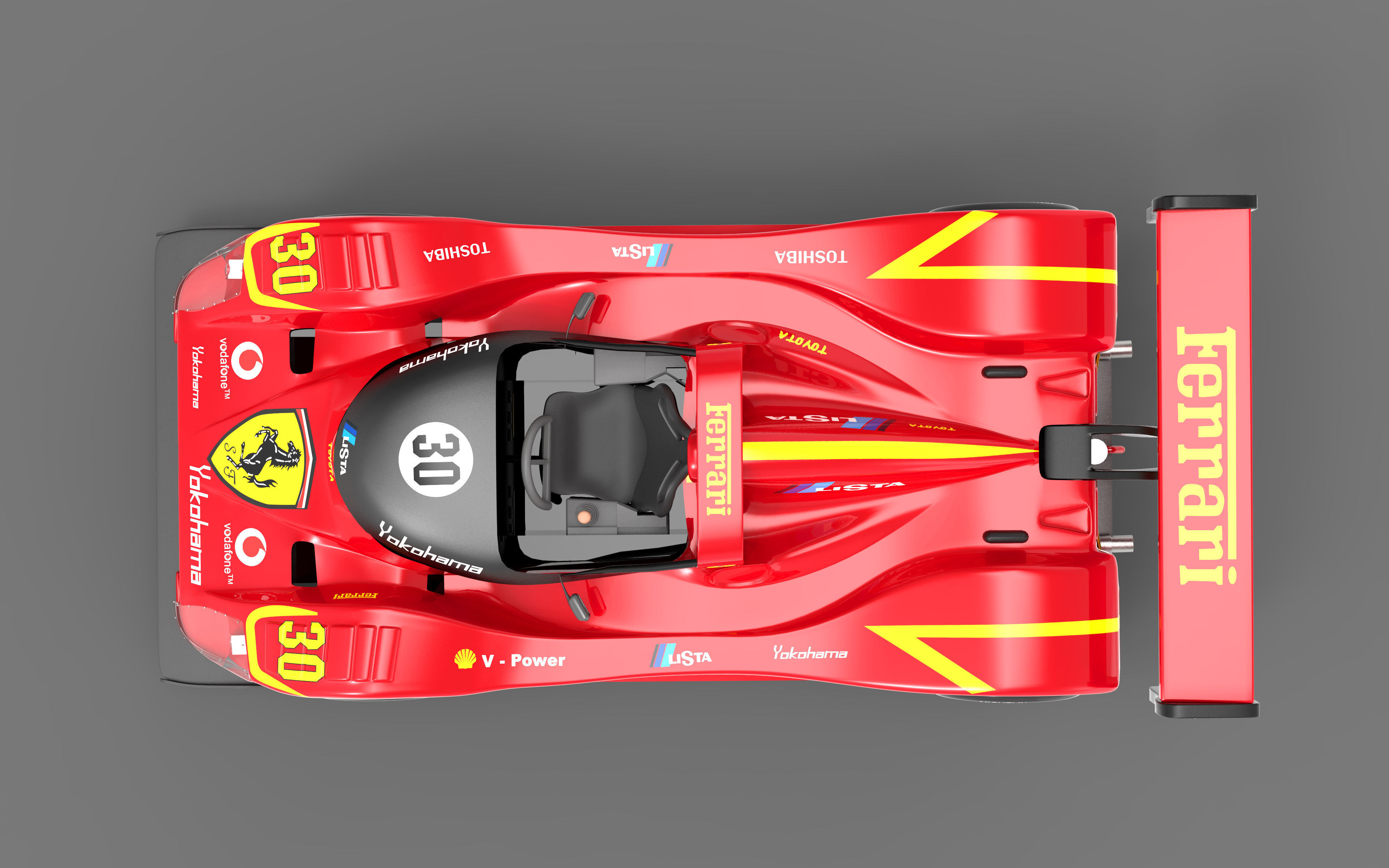3D model Ferrari 333 SP Racing car VR / AR / low-poly | CGTrader